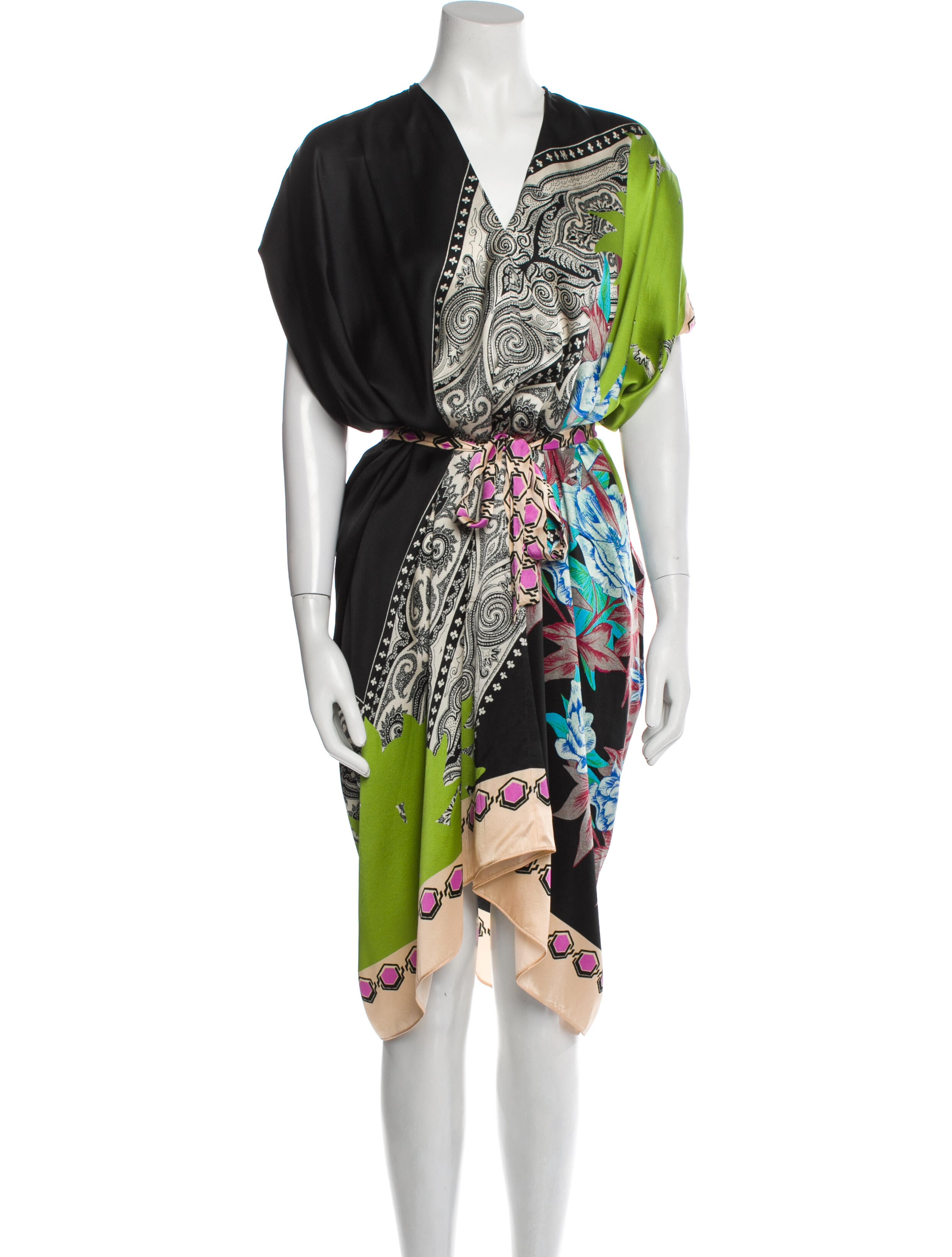 Etro Printed Silk Dress - Blue Dresses, Clothing - ETR46764 | The RealReal