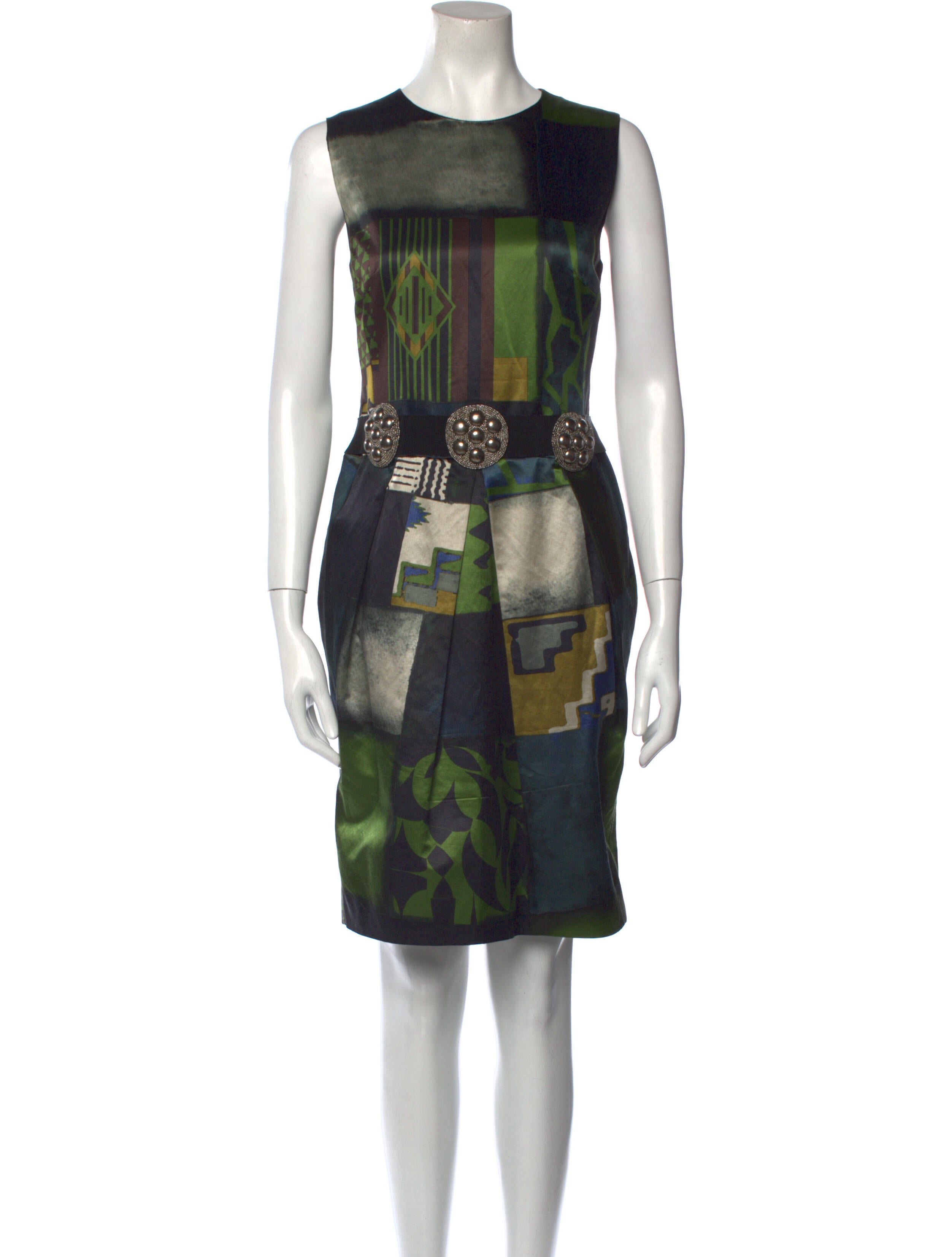 Etro Printed Silk Dress - Blue Dresses, Clothing - ETR46764 | The RealReal