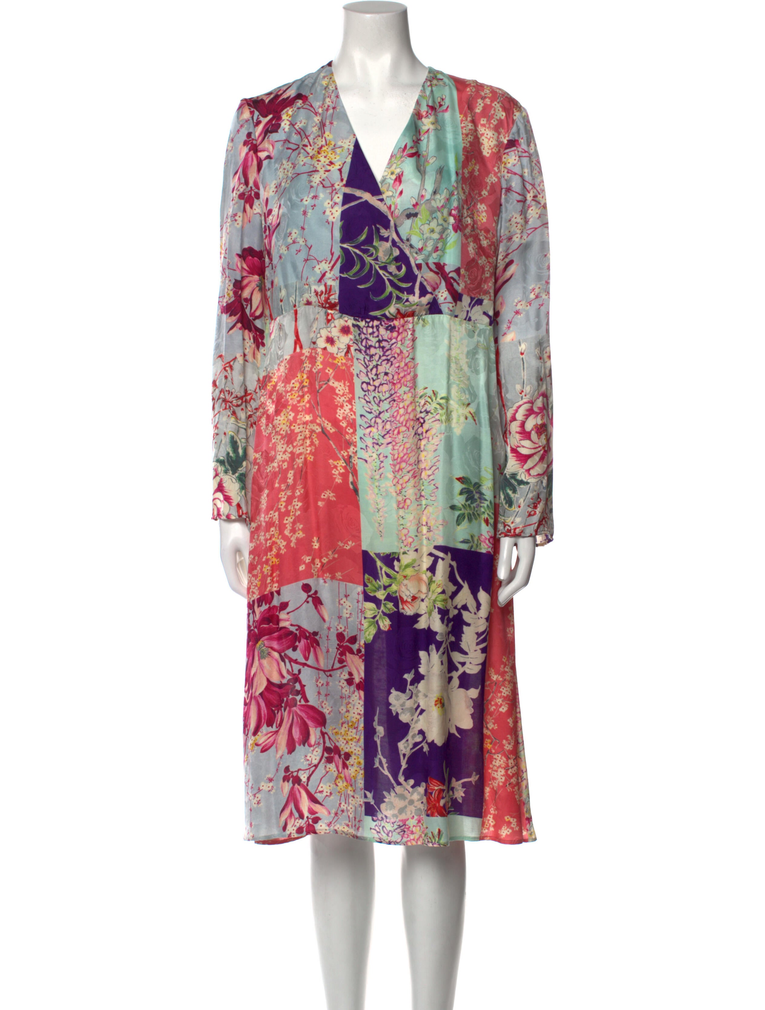 Etro Printed Silk Dress - Blue Dresses, Clothing - ETR46764 | The RealReal