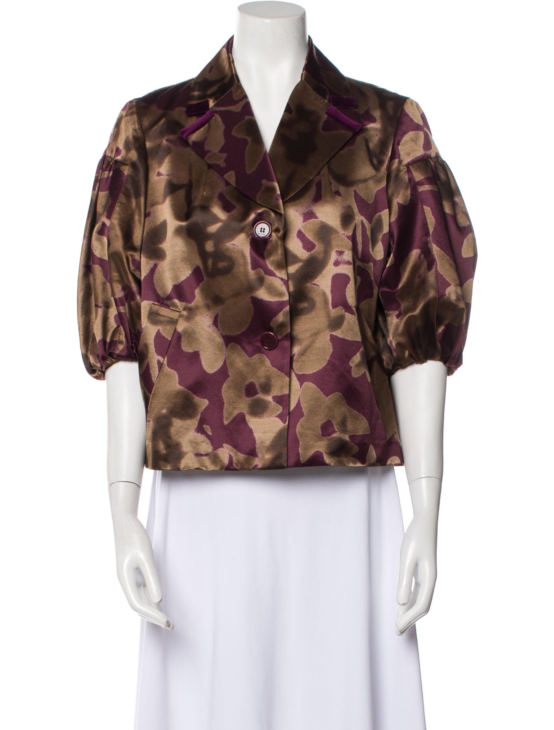 Etro Floral Print Blazer - Neutrals Jackets, Clothing - ETR169086 | The ...