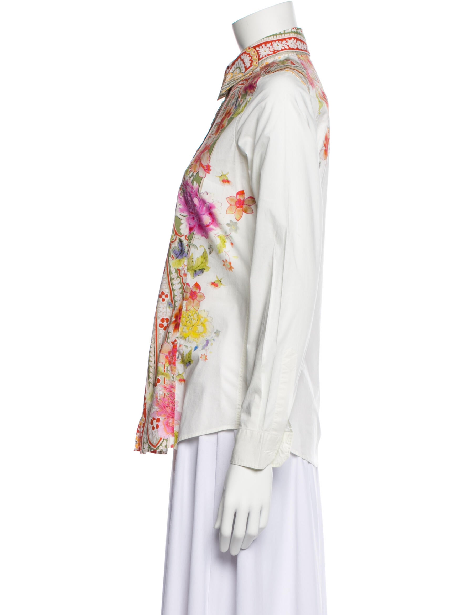 Etro Silk Striped Top - Tops, Clothing - ETR46780 | The RealReal