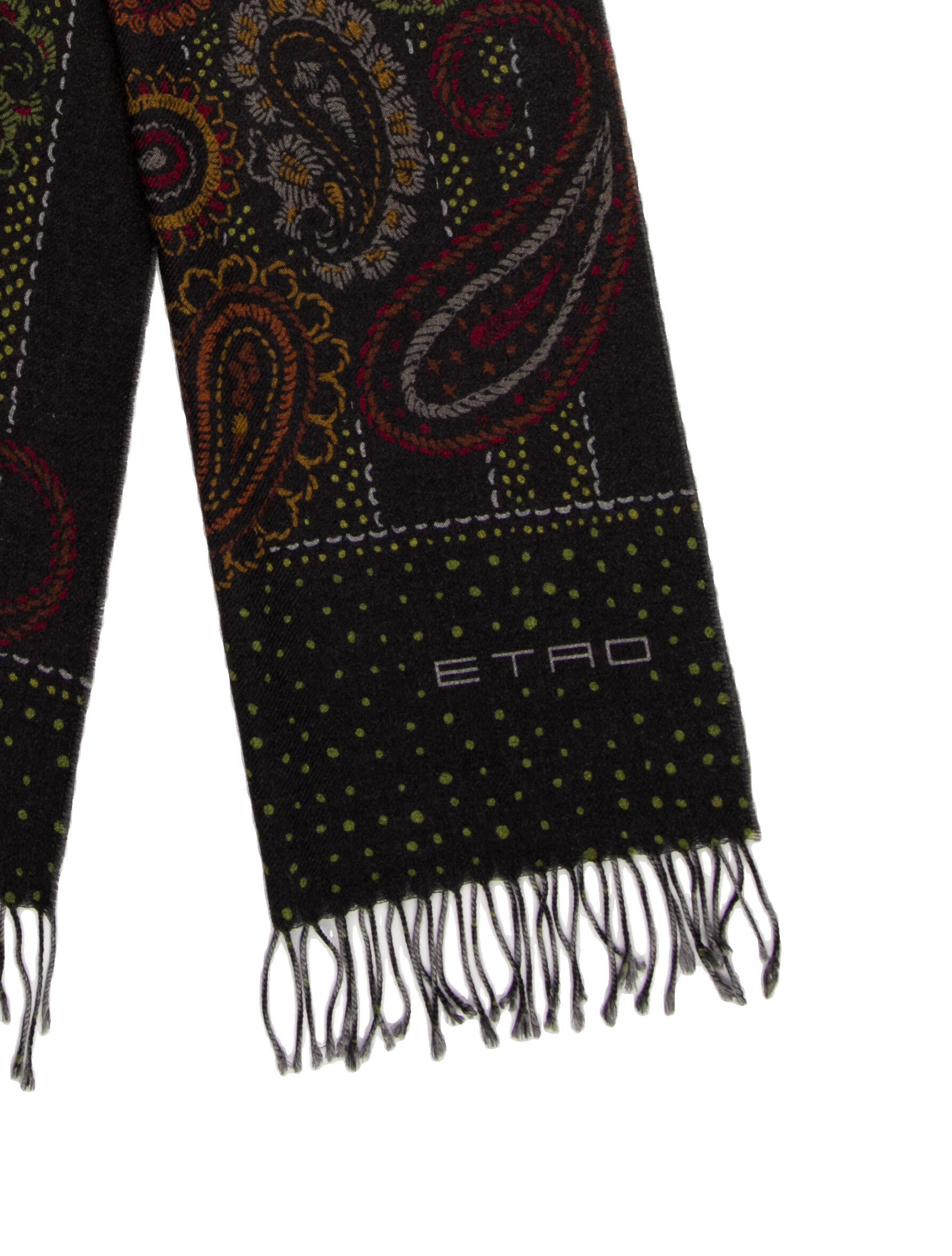 Etro Paisley Print Scarf - Black Scarves, Accessories - ETR175218 | The ...