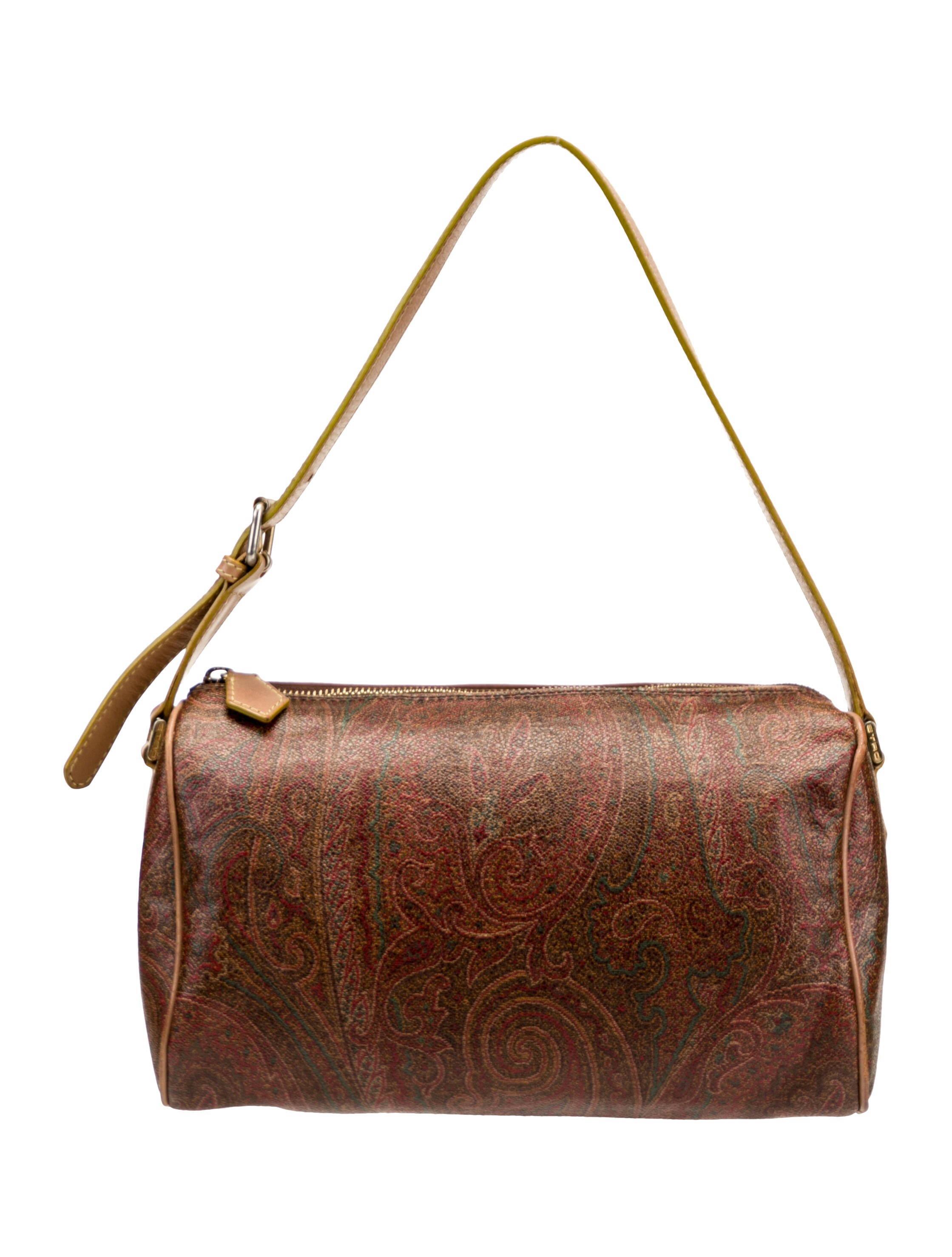 Etro Leather Paisley Shoulder Bag - Shoulder Bags, Handbags - ETR34557 ...