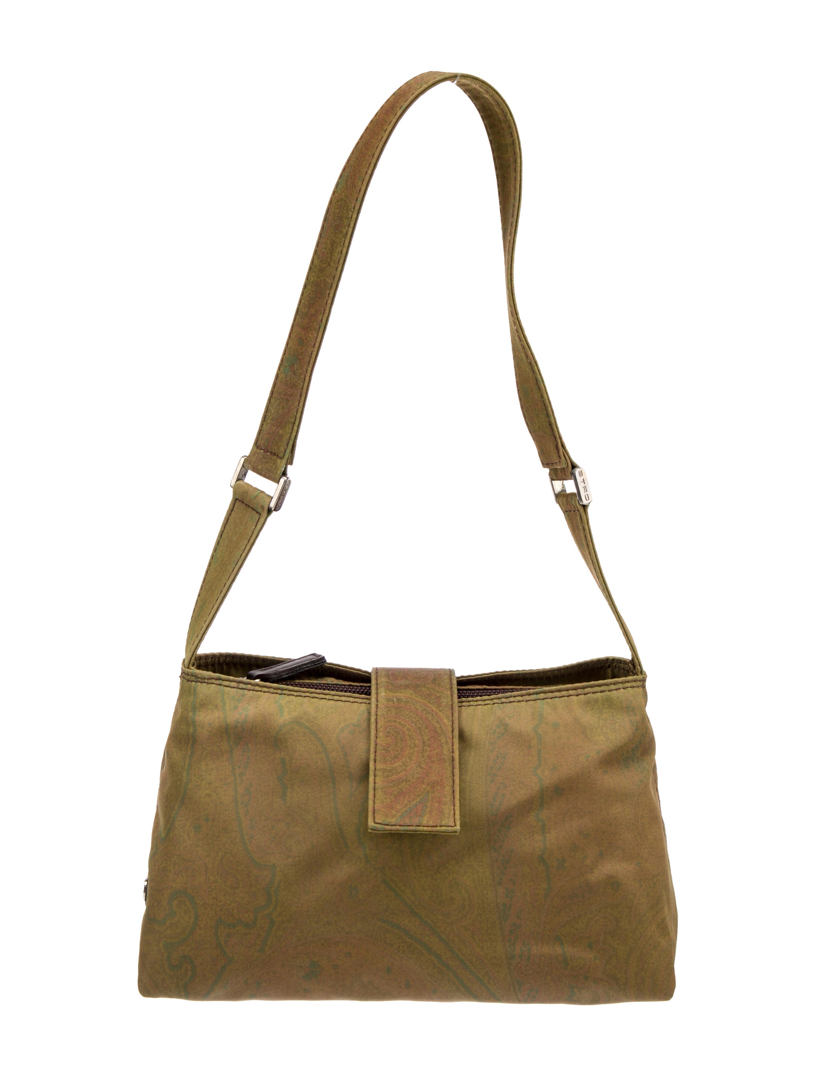 Etro Leather Paisley Shoulder Bag - Shoulder Bags, Handbags - ETR34557 ...