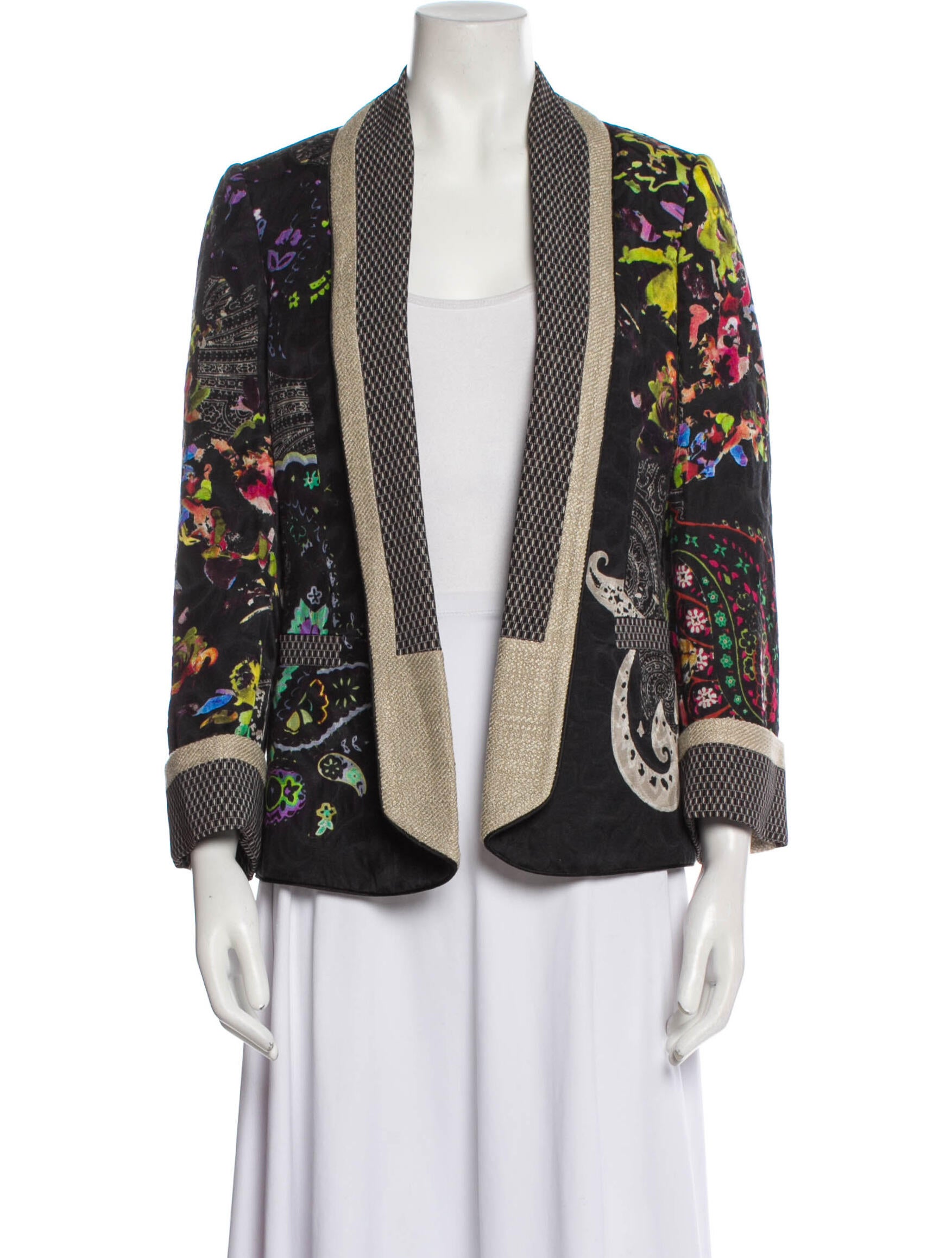 Etro Printed Evening Jacket - Blue Jackets, Clothing - ETR181017 | The ...