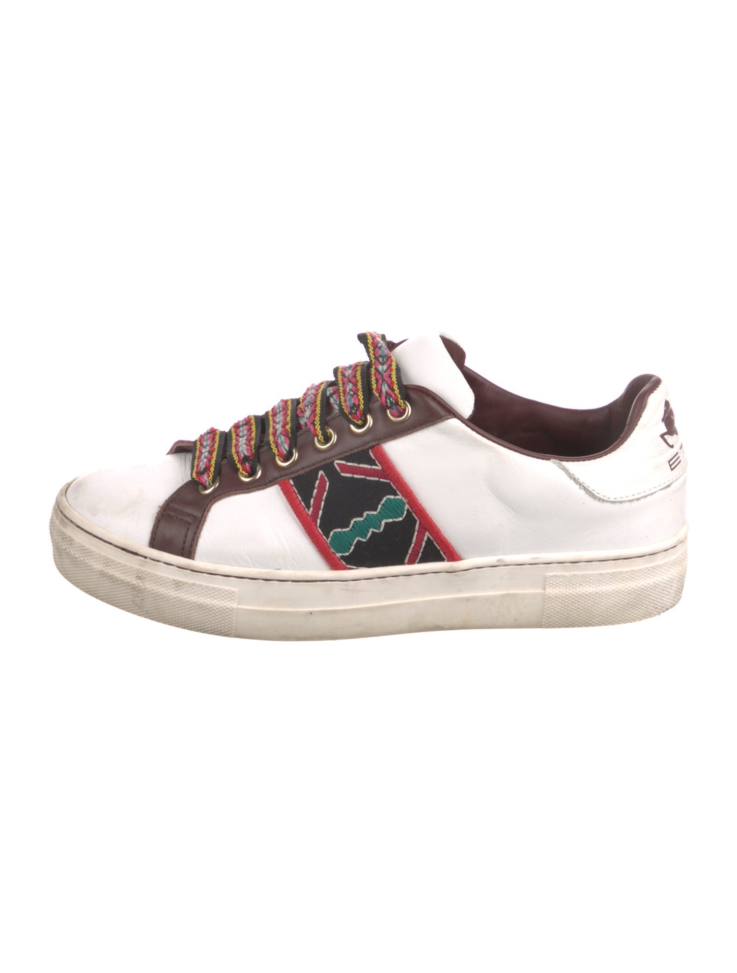 Etro Leather Printed Sneakers - White Sneakers, Shoes - ETR185516 | The ...
