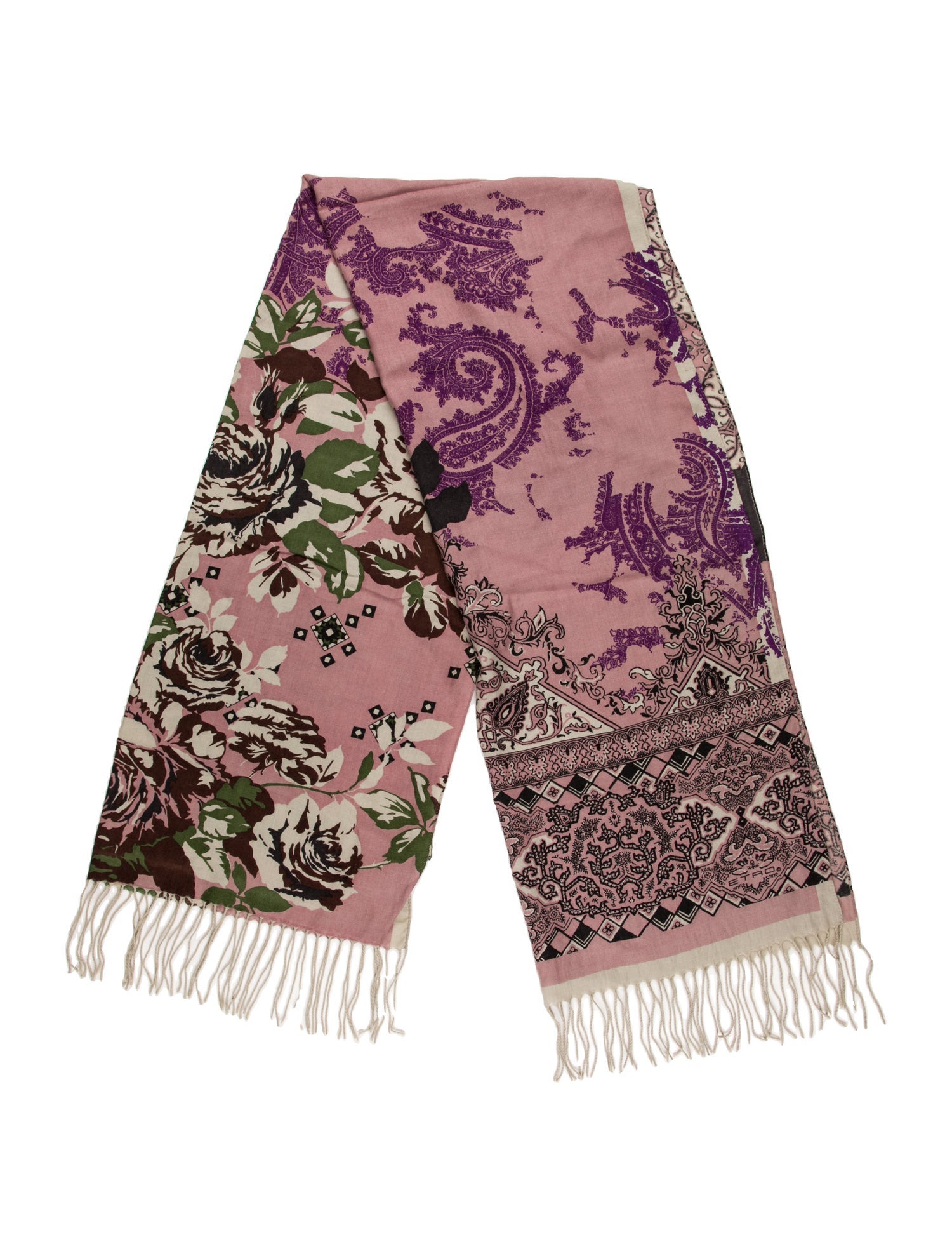 Etro Paisley Print Scarf - Purple Scarves and Shawls, Accessories ...