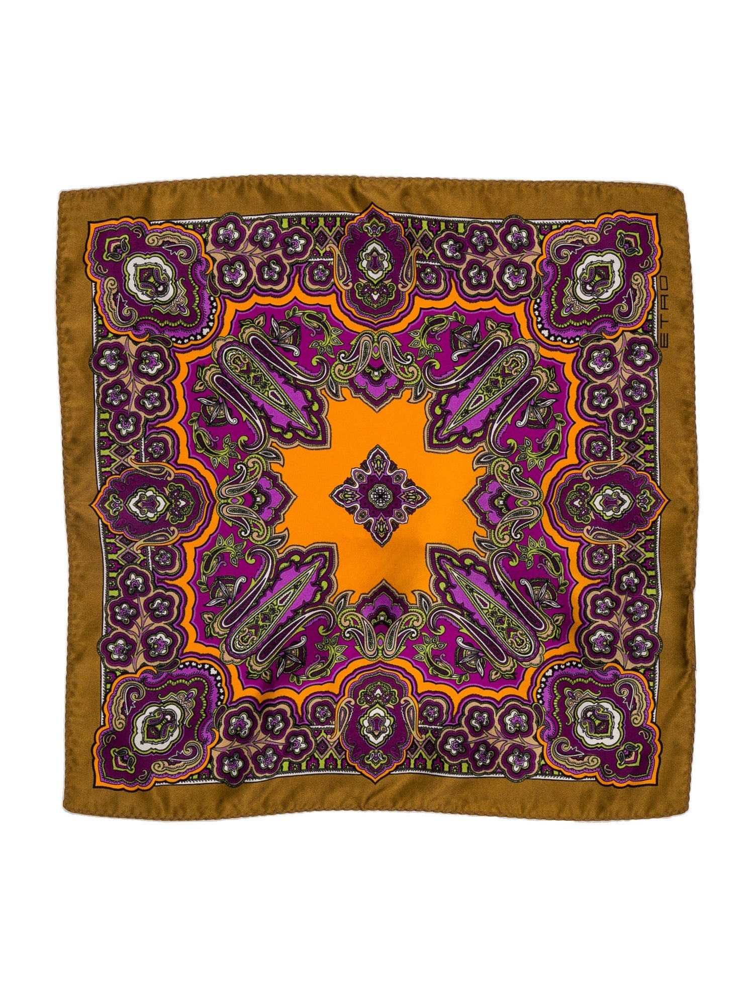 Hermès Pattern Print Pocket Square - Gold Pocket Squares, Suiting ...