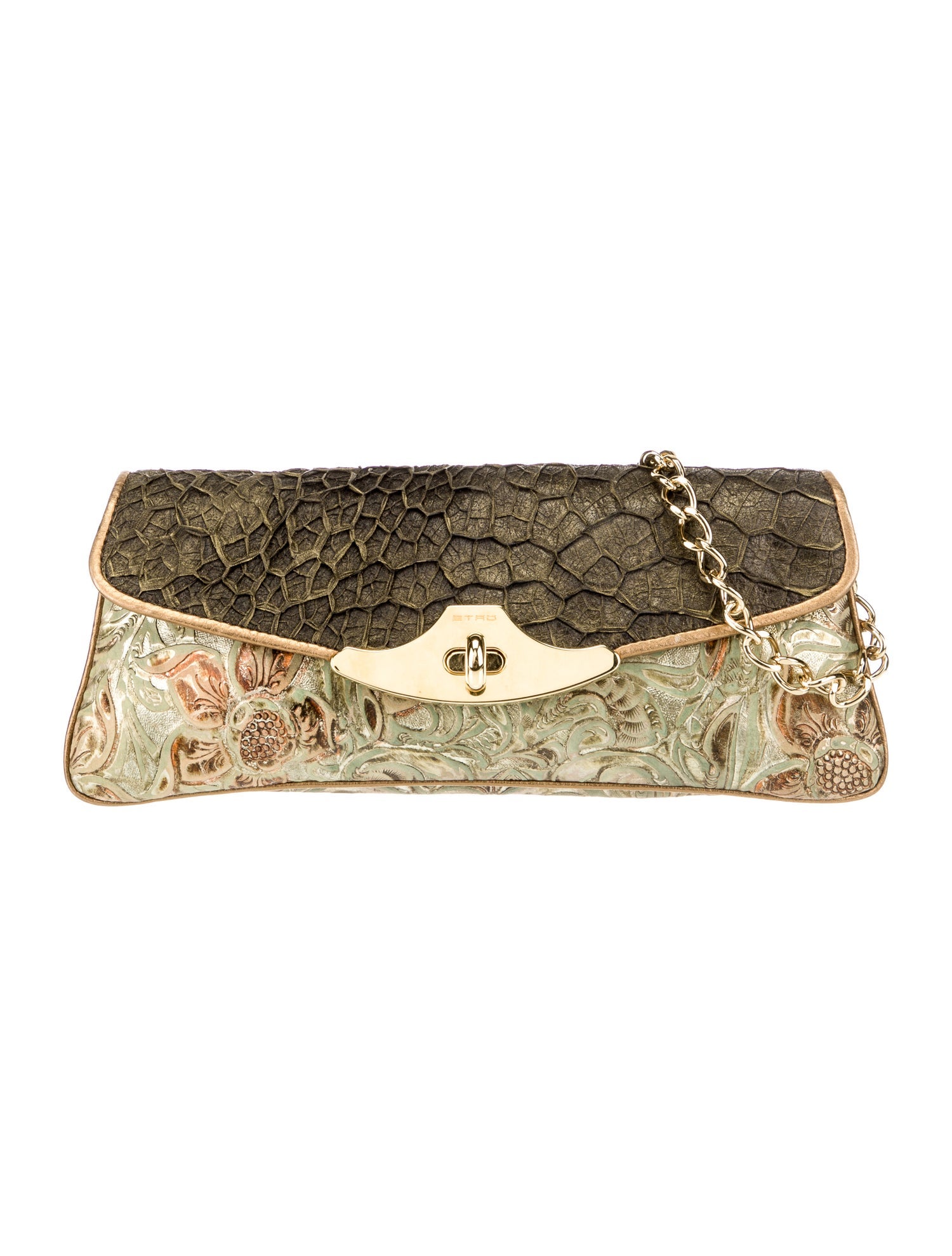 Etro Leather Shoulder Bag - Brown Shoulder Bags, Handbags - ETR189661 ...