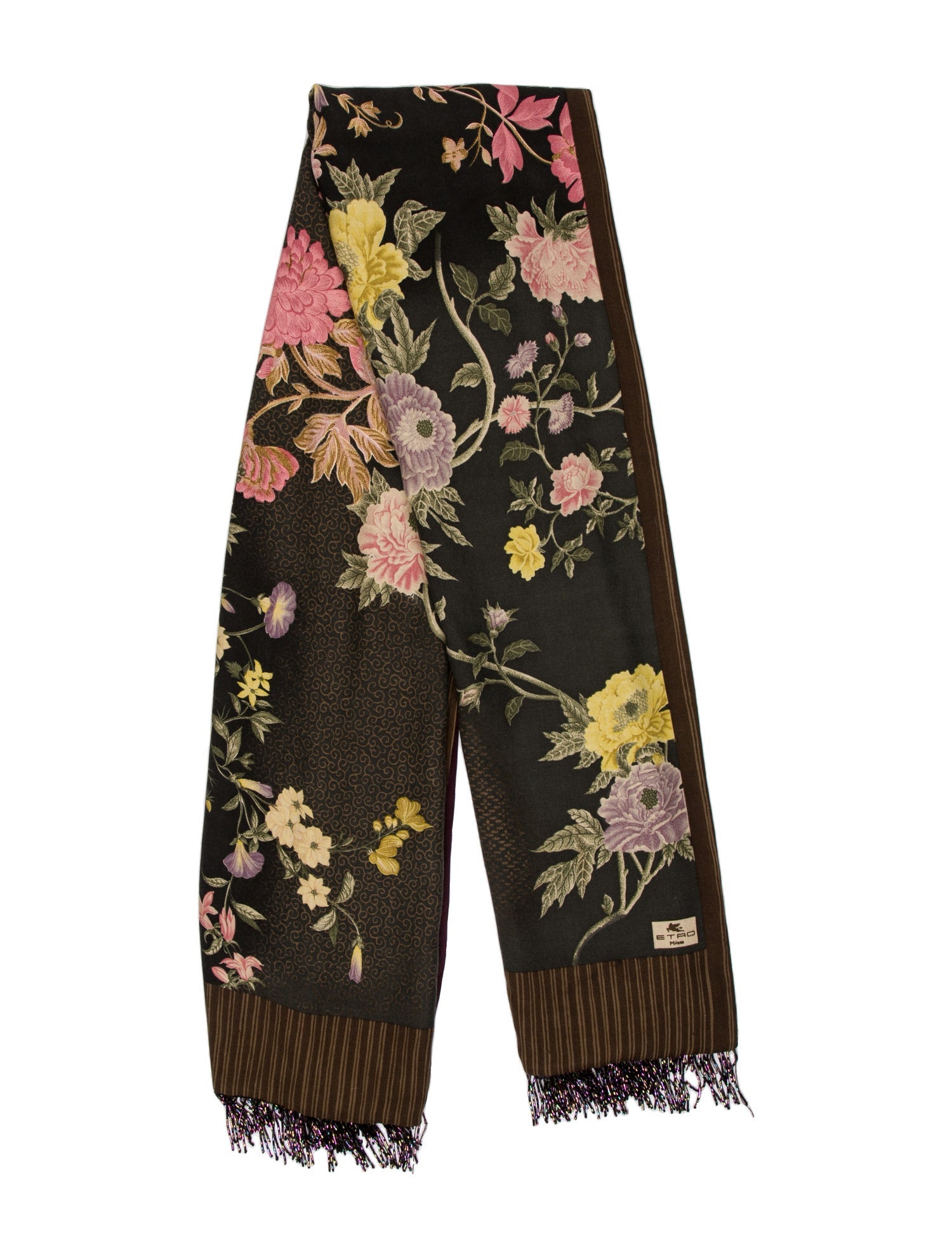 Etro Floral Print Scarf - Green Scarves and Shawls, Accessories ...