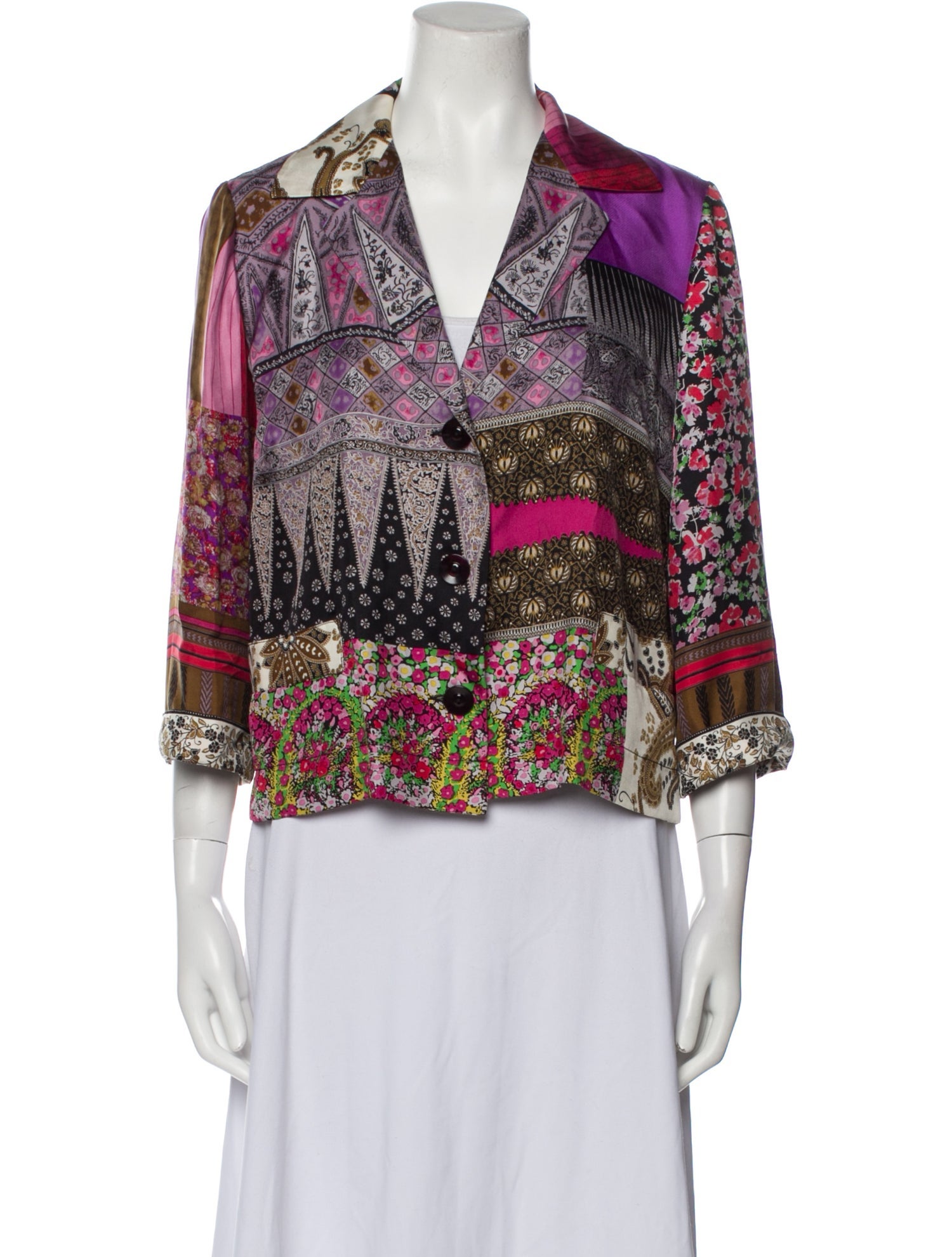 Etro Silk Printed Blazer - Jackets, Clothing - ETR193630 | The RealReal