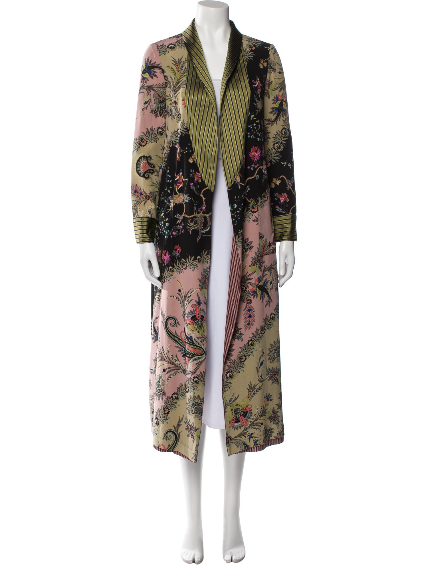 Etro Floral Print Coat w/ Tags - Neutrals Coats, Clothing - ETR197705 ...