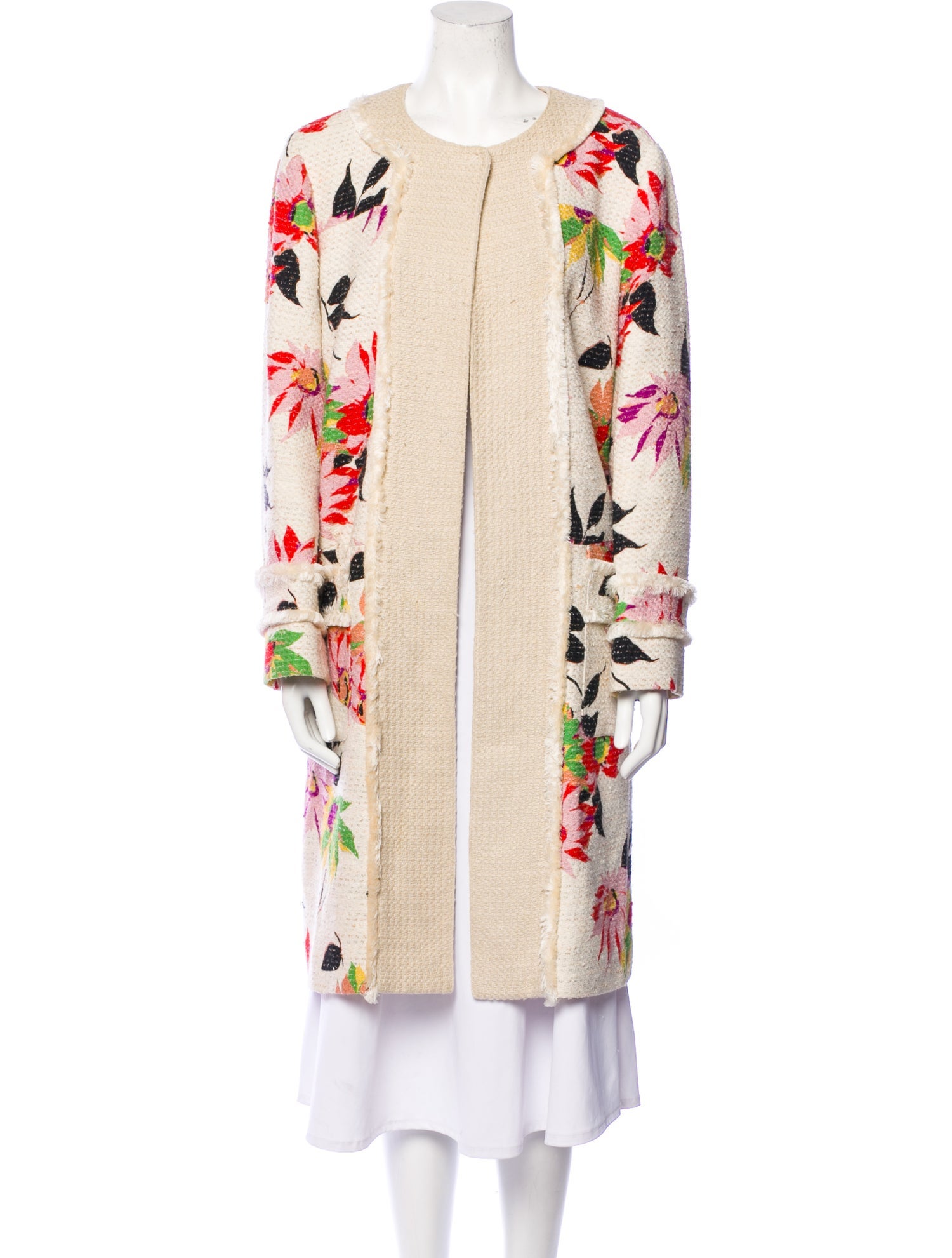 Etro Floral Print Coat - Neutrals Coats, Clothing - ETR207266 | The ...