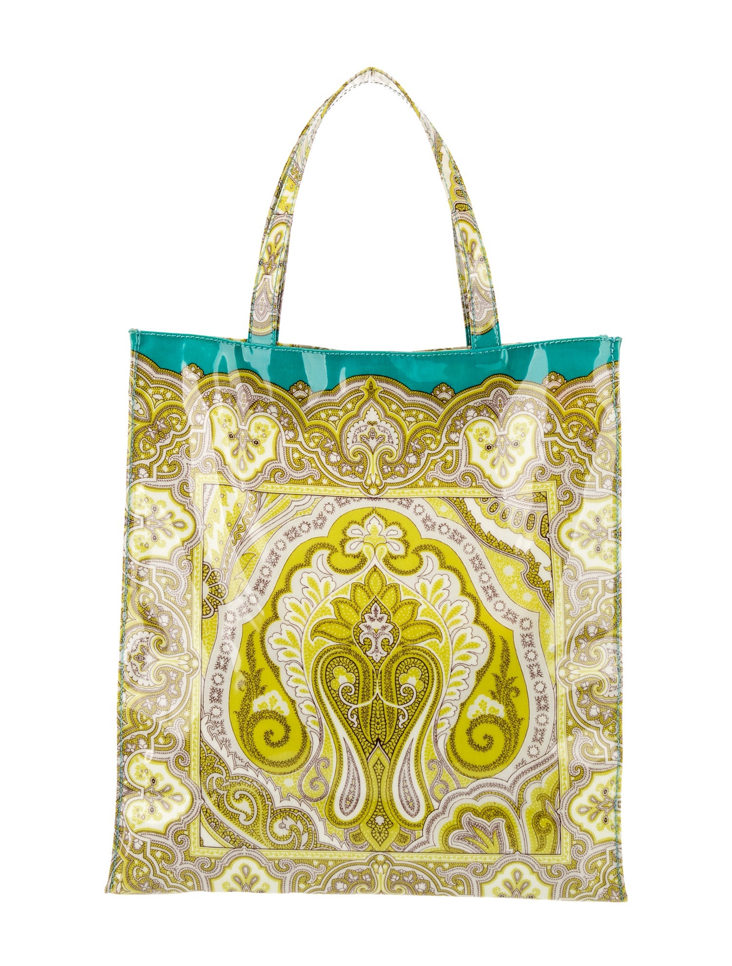Etro PVC Tote - Yellow Totes, Handbags - ETR211477 | The RealReal
