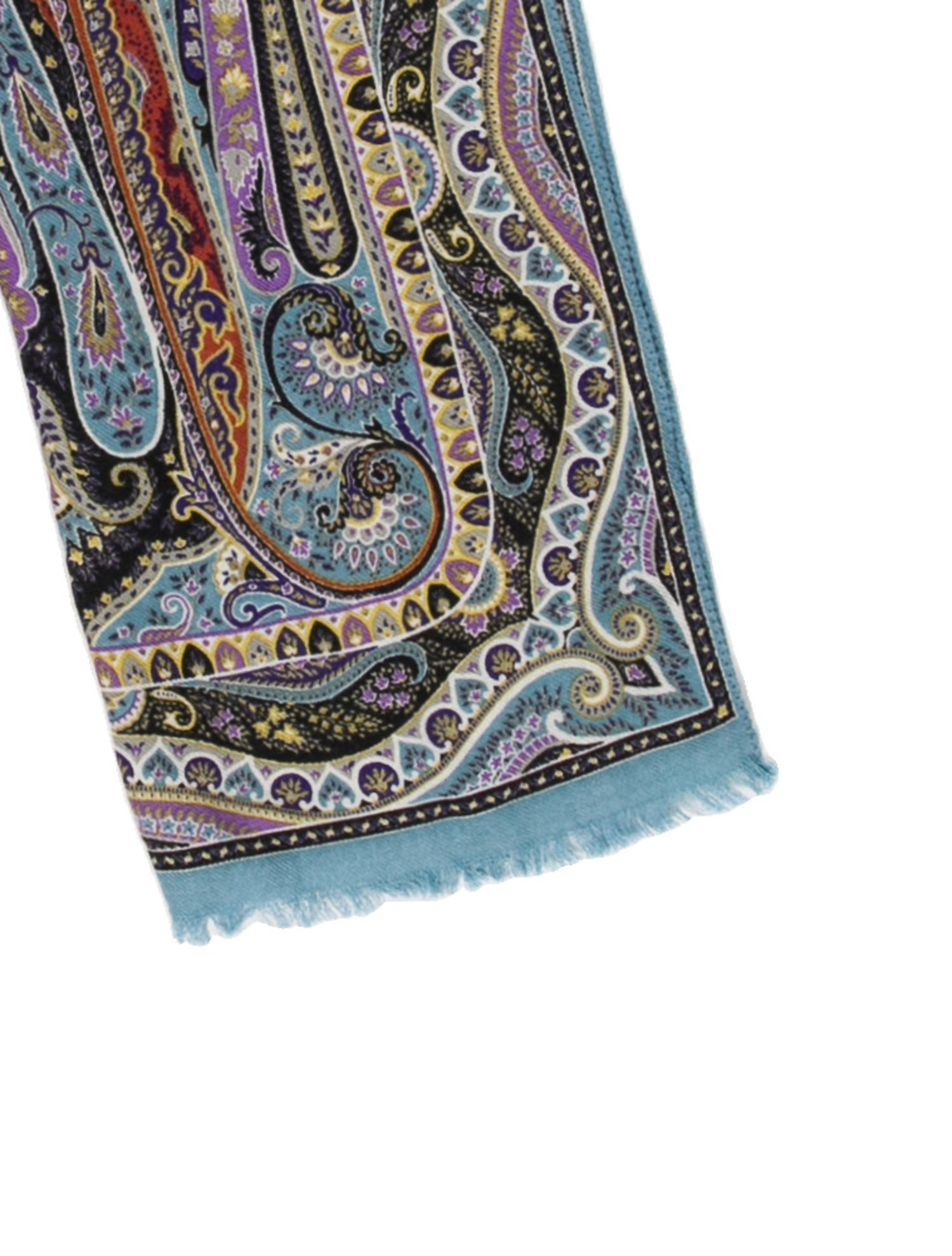 Etro Paisley Print Scarf - Blue Scarves and Shawls, Accessories ...