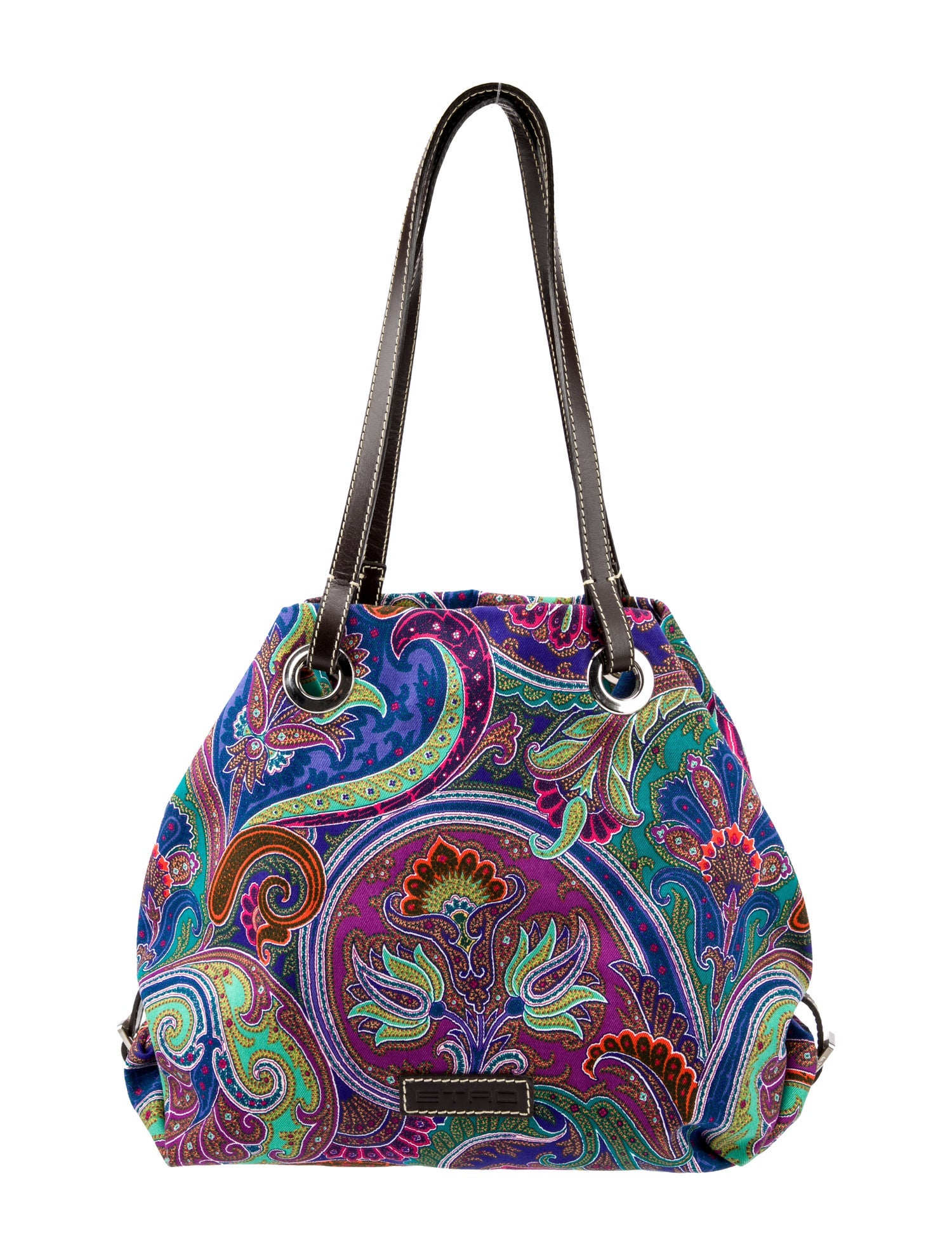 Etro Canvas Tote - Purple Totes, Handbags - ETR215394 | The RealReal