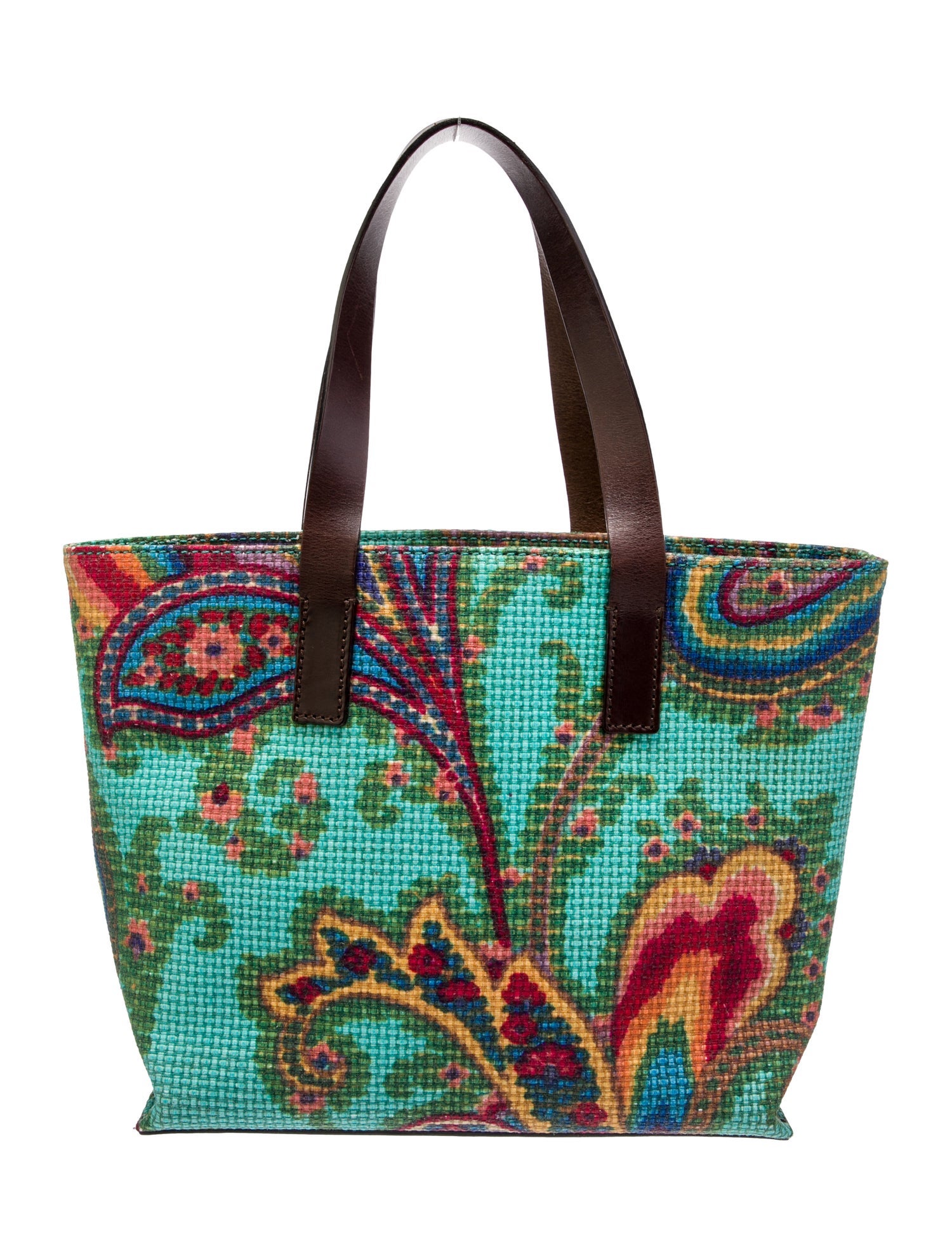 Etro Canvas Tote - Blue Totes, Handbags - ETR217094 | The RealReal