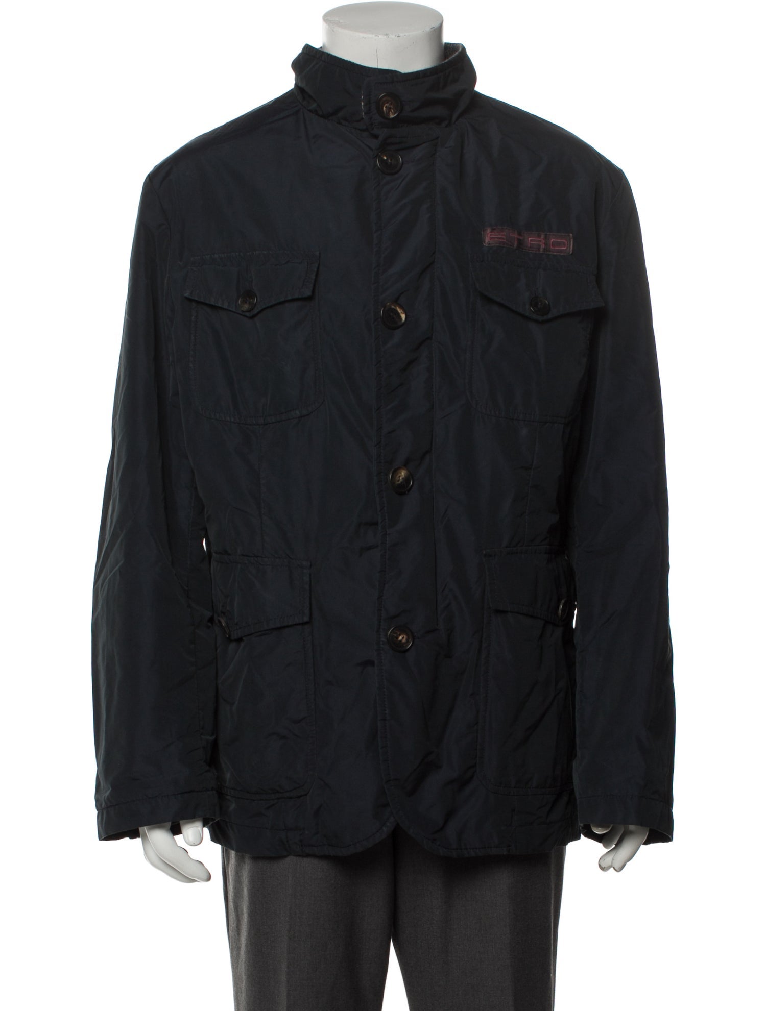 Etro Utility Jacket - Blue Outerwear, Clothing - ETR218524 | The RealReal
