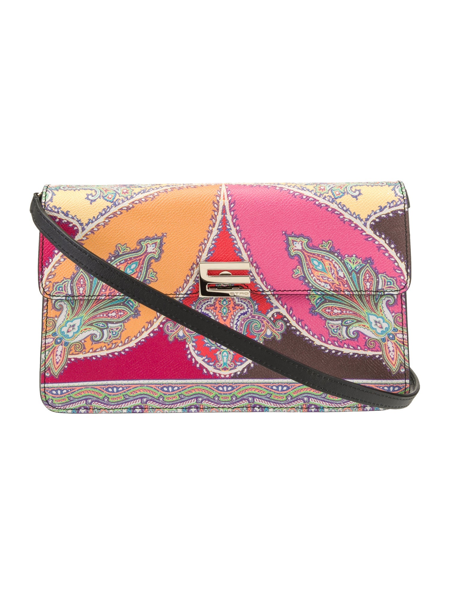 Etro Leather Crossbody Bag - Pink Crossbody Bags, Handbags - ETR221772 ...