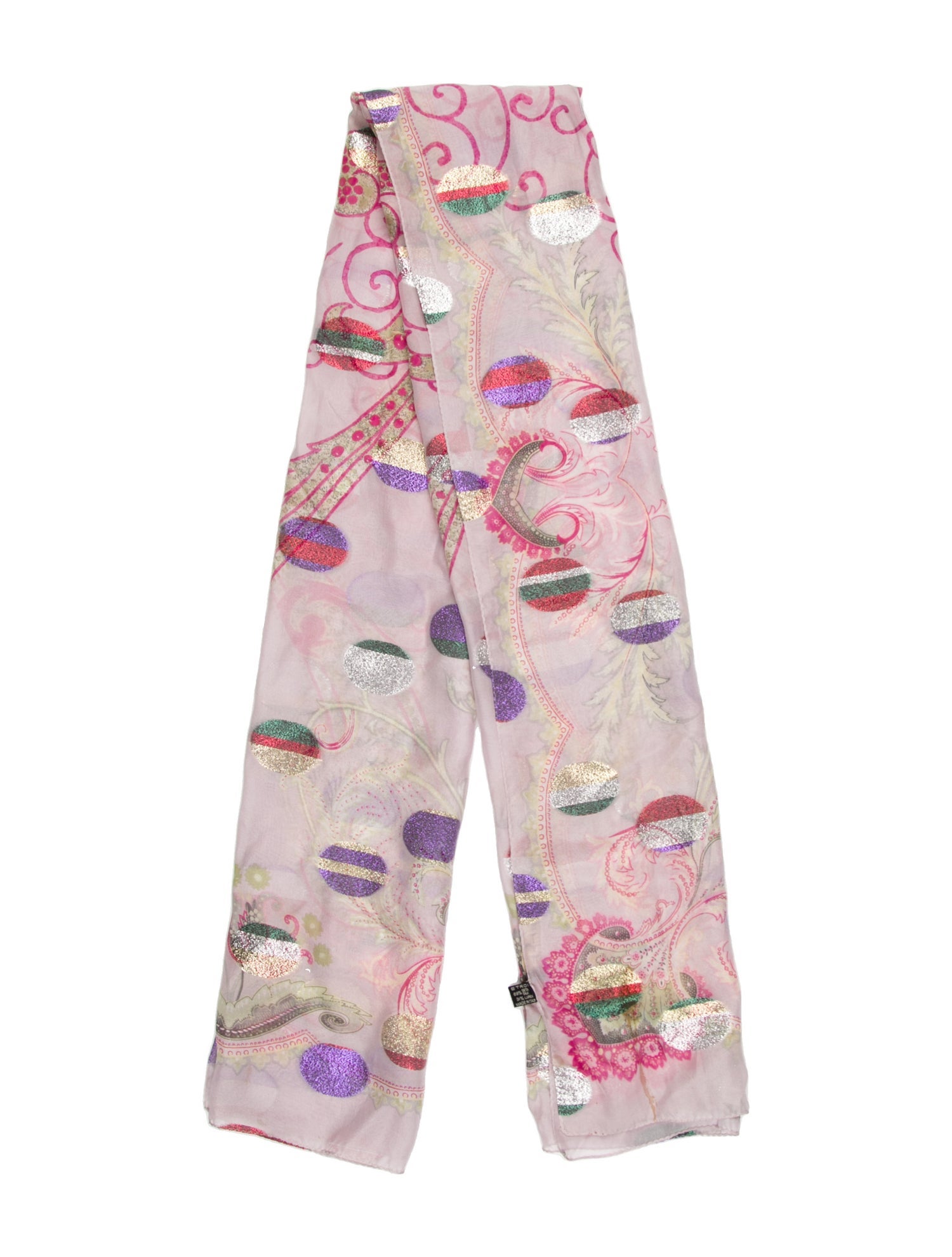Etro Silk Vintage Scarf - Purple Scarves and Shawls, Accessories ...