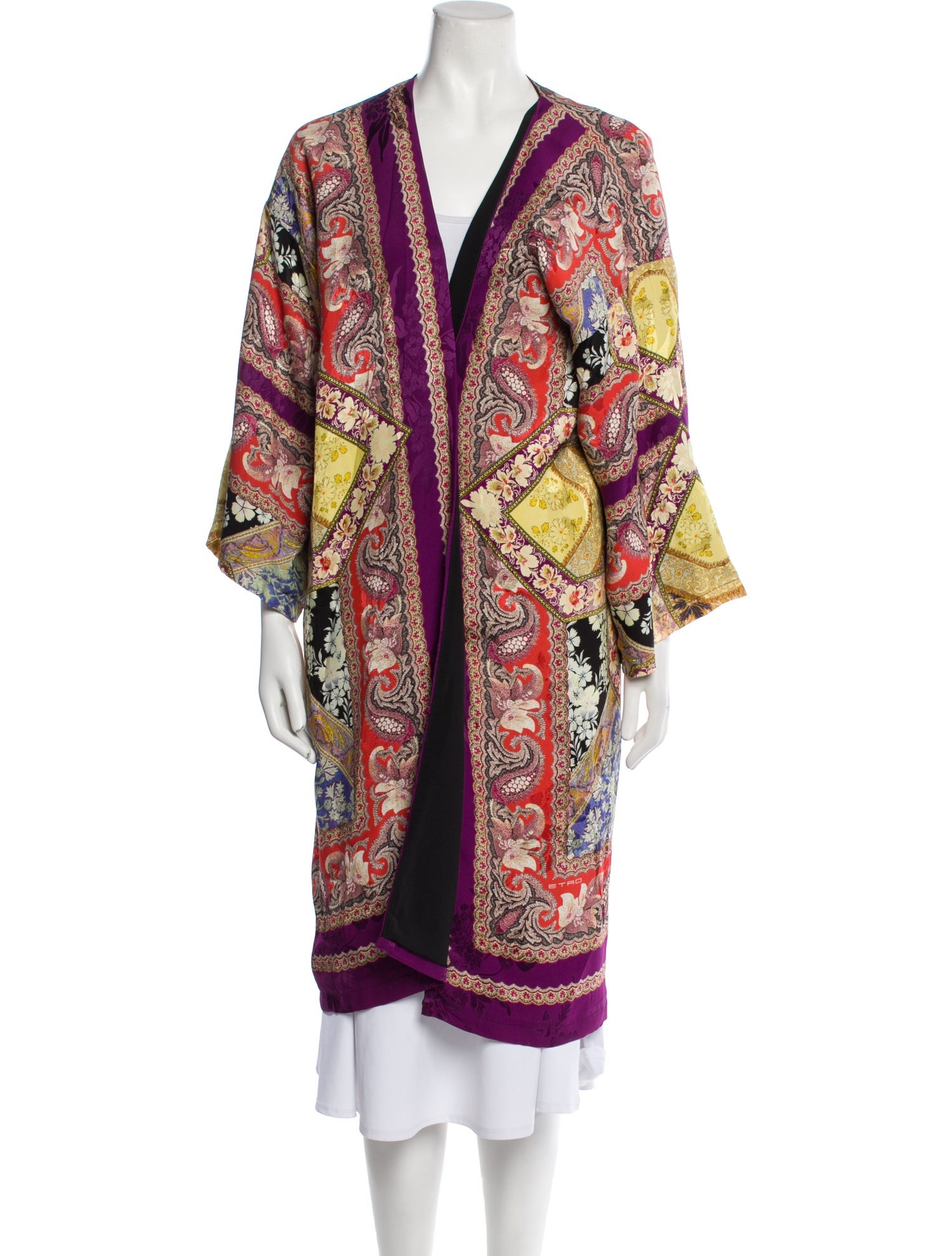 Etro Paisley Print Jacket - Purple Jackets, Clothing - ETR230096 | The ...