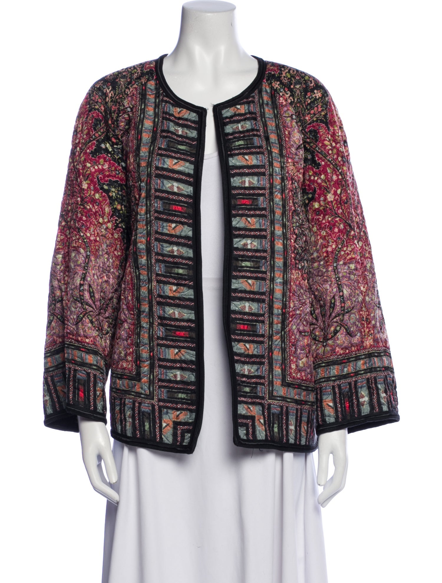 Etro Silk Printed Jacket - Black Jackets, Clothing - ETR237580 | The ...