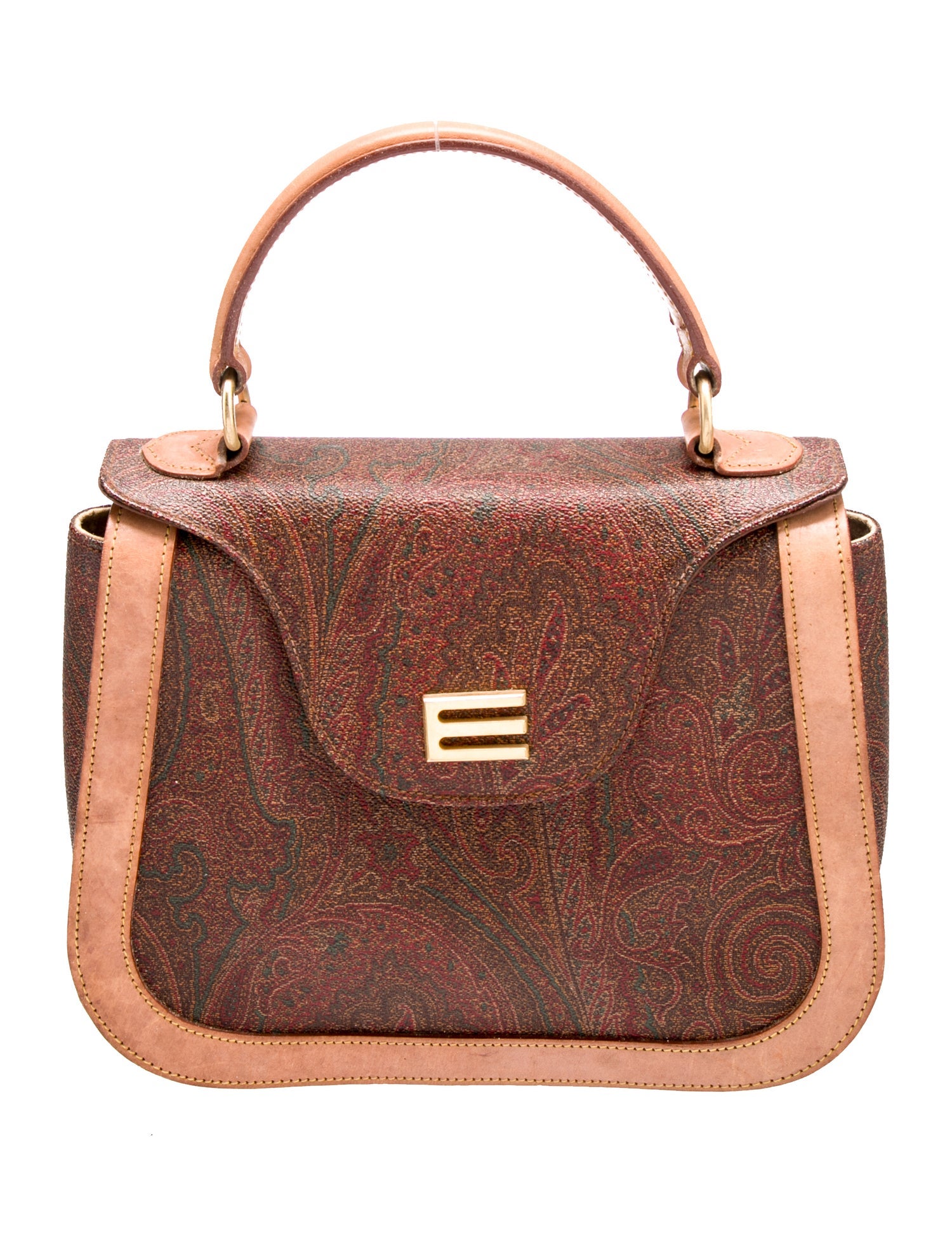 Etro Top Handle Bag - Brown Handle Bags, Handbags - ETR246176 | The ...