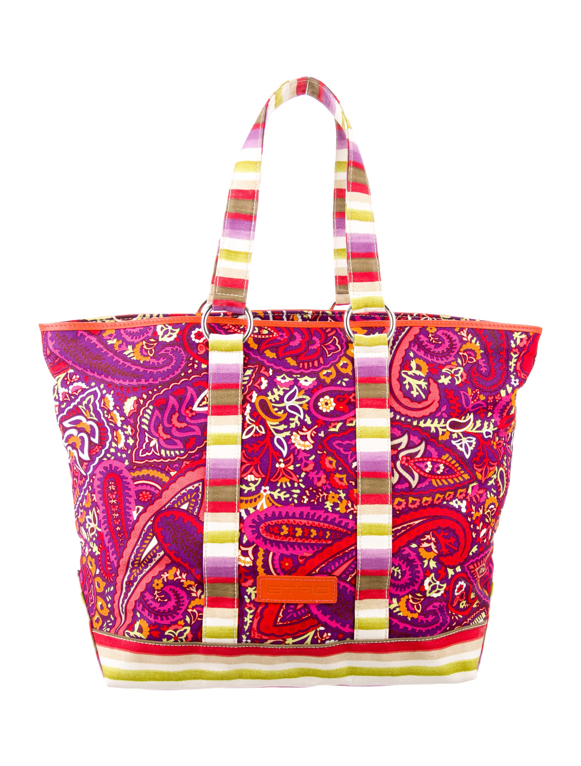 Etro Printed Canvas Tote - Handbags - ETR47584 | The RealReal