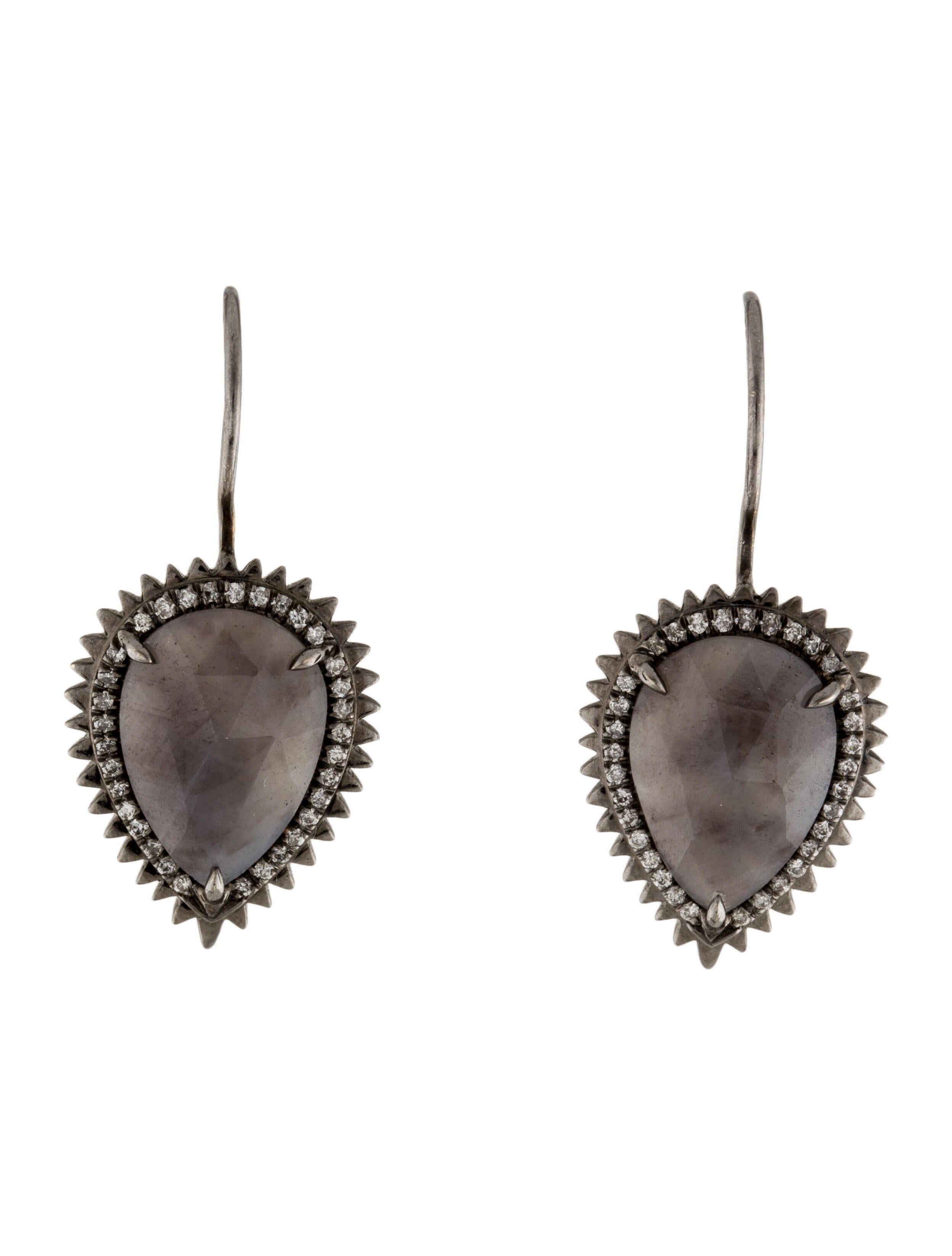 Verdura 18K Amethyst & Peridot Byzantine Round Drop Earrings - 18K ...