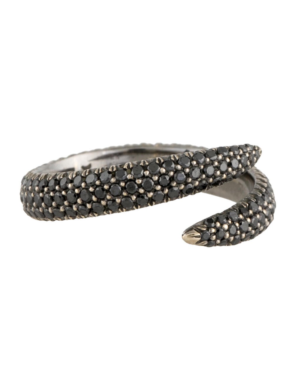 Eva Fehren 18K Diamond Wrap Claw Ring - Band, Rings - EVF20234 | The RealReal