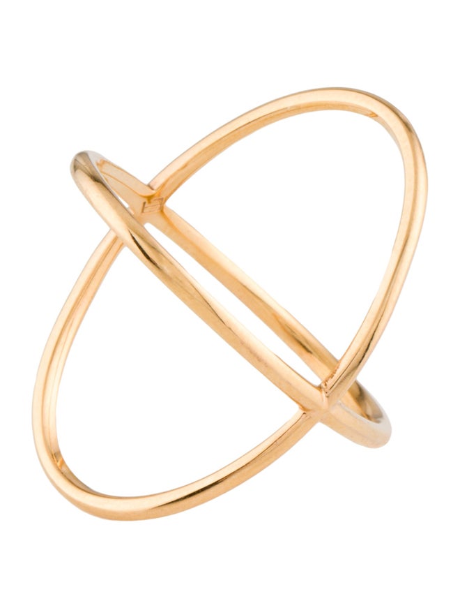 Ring 14K Diamond Flex Curb Band - Rhodium-Plated 14K White Gold Band ...