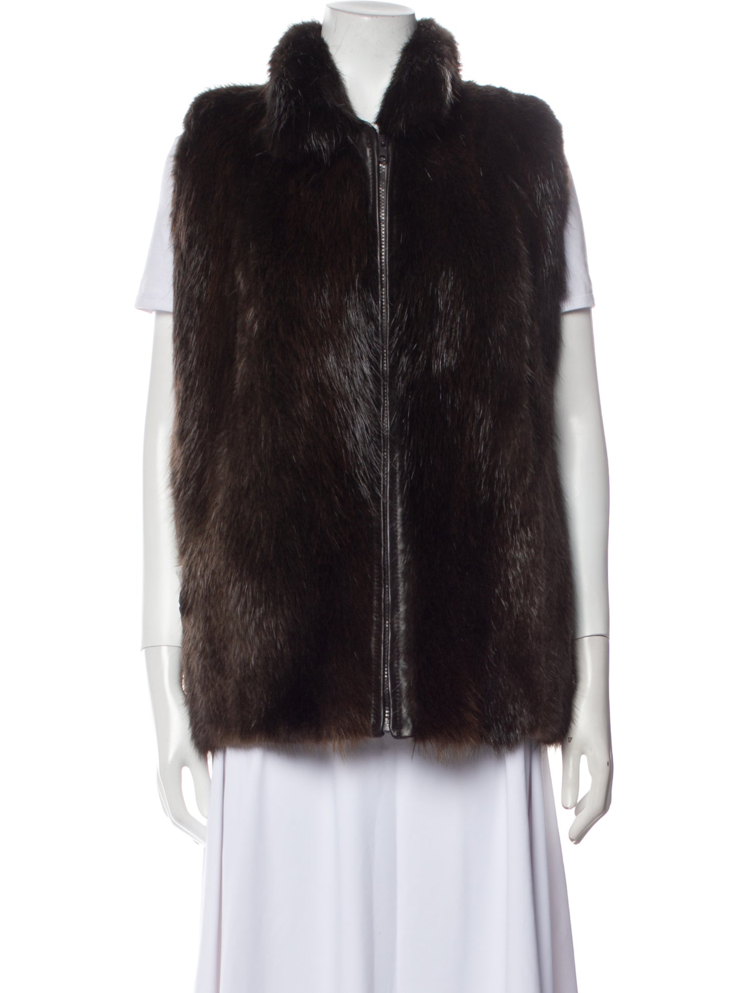 Wolfie Fur Jacket - Brown Jackets, Clothing - EWIOF20091 | The RealReal