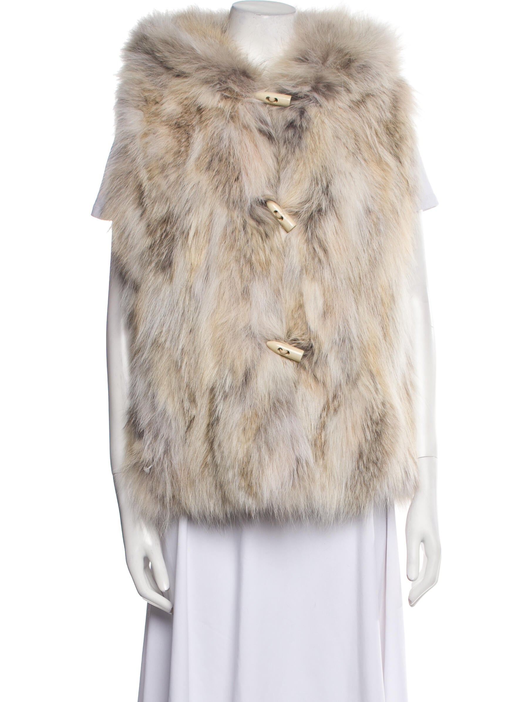 Wolfie Fur Wolfie Fox Fur Jacket - Neutrals Jackets, Clothing ...