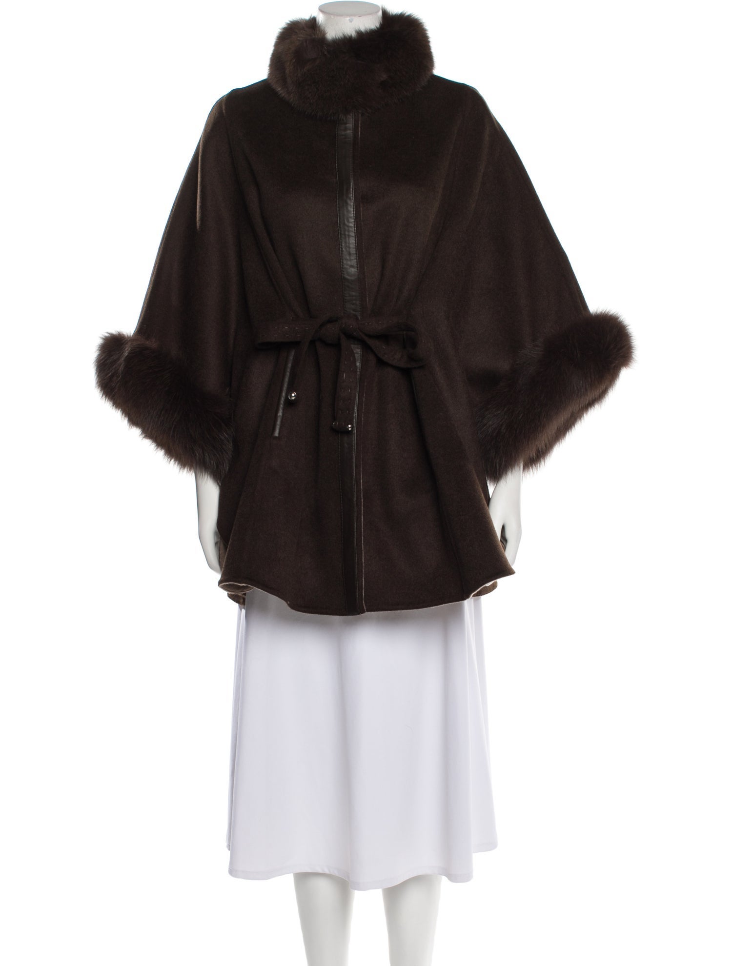 Wolfie Fur Wool Fur Jacket - Brown Jackets, Clothing - EWIOF20531 | The ...