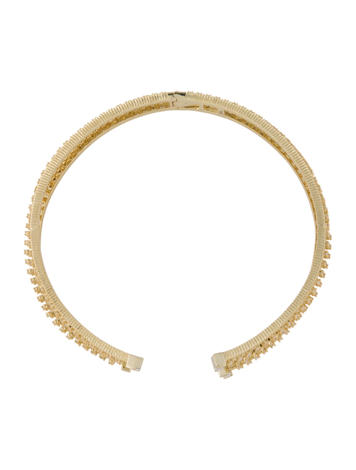 Fallon Crystal Choker - Gold-Tone Metal Choker, Necklaces - FAL20927 ...