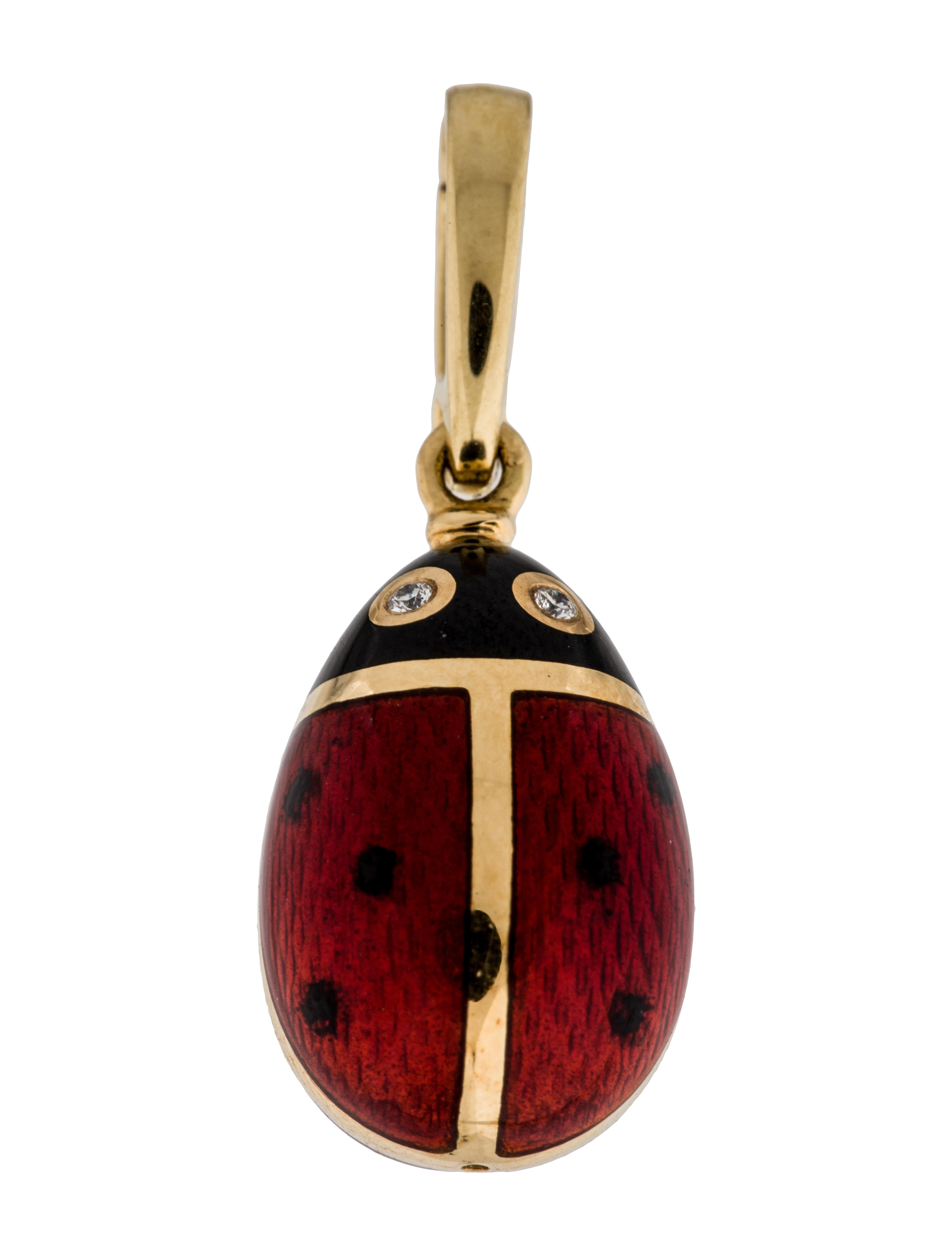 Fabergé Lady Bug Egg Charm - 18K Yellow Gold - FBG20185 | The RealReal