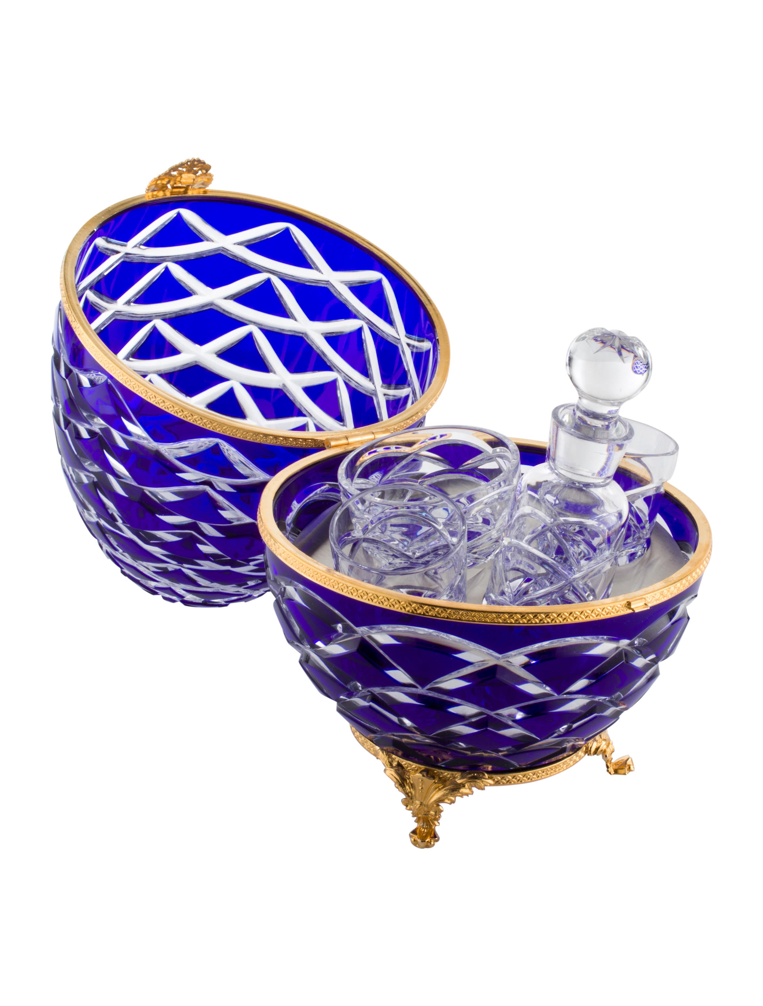 Fabergé Caviar & Vodka Egg - Blue Serveware, Tabletop & Kitchen ...