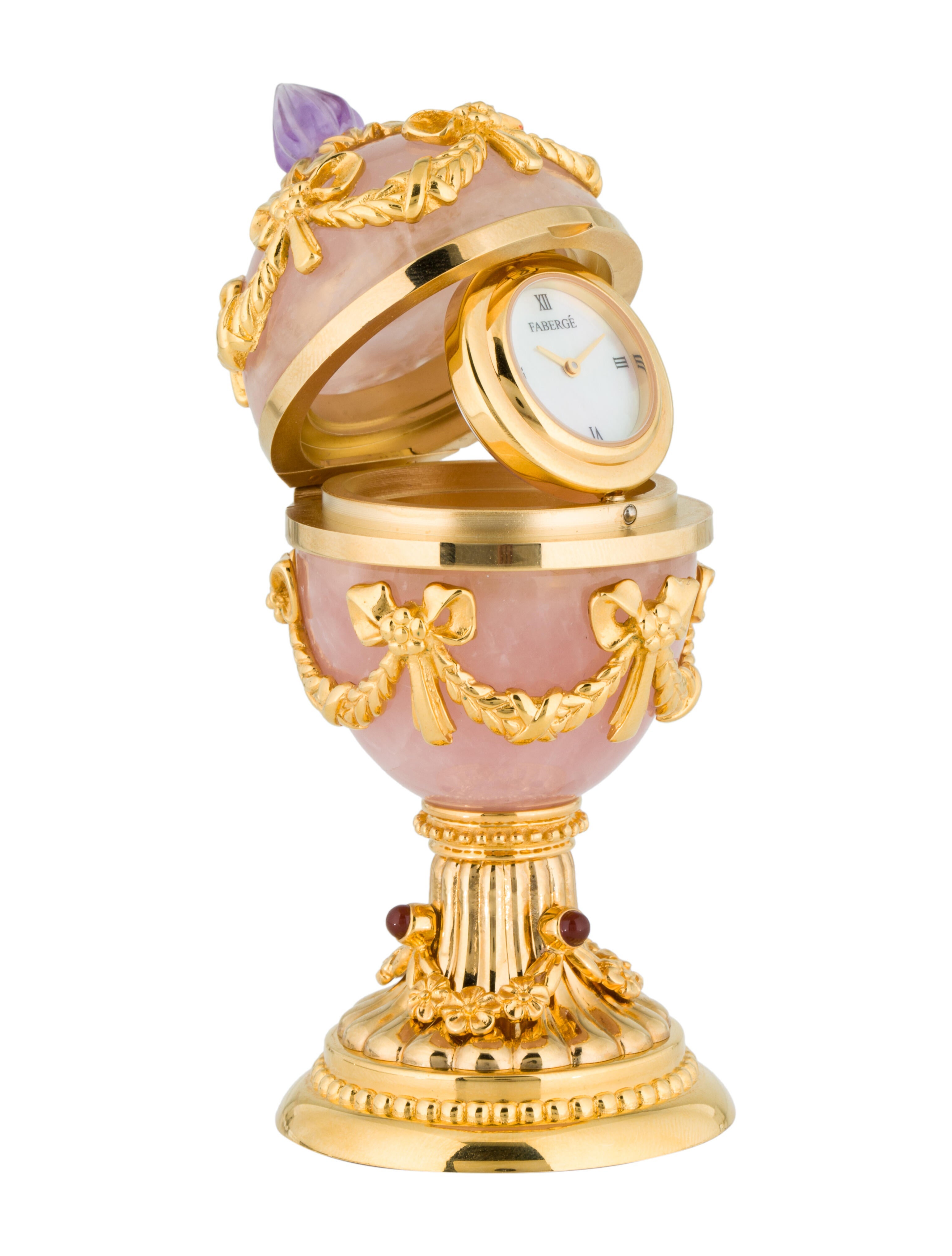 Fabergé Imperial Egg Clock - Gold Decorative Accents, Decor ...
