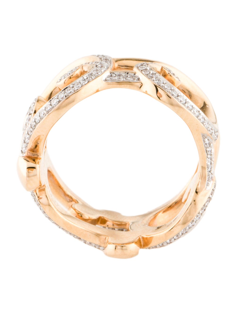 Fabergé 18K Rococo Diamond Grande Frame Ring - 18K Rose Gold Band ...