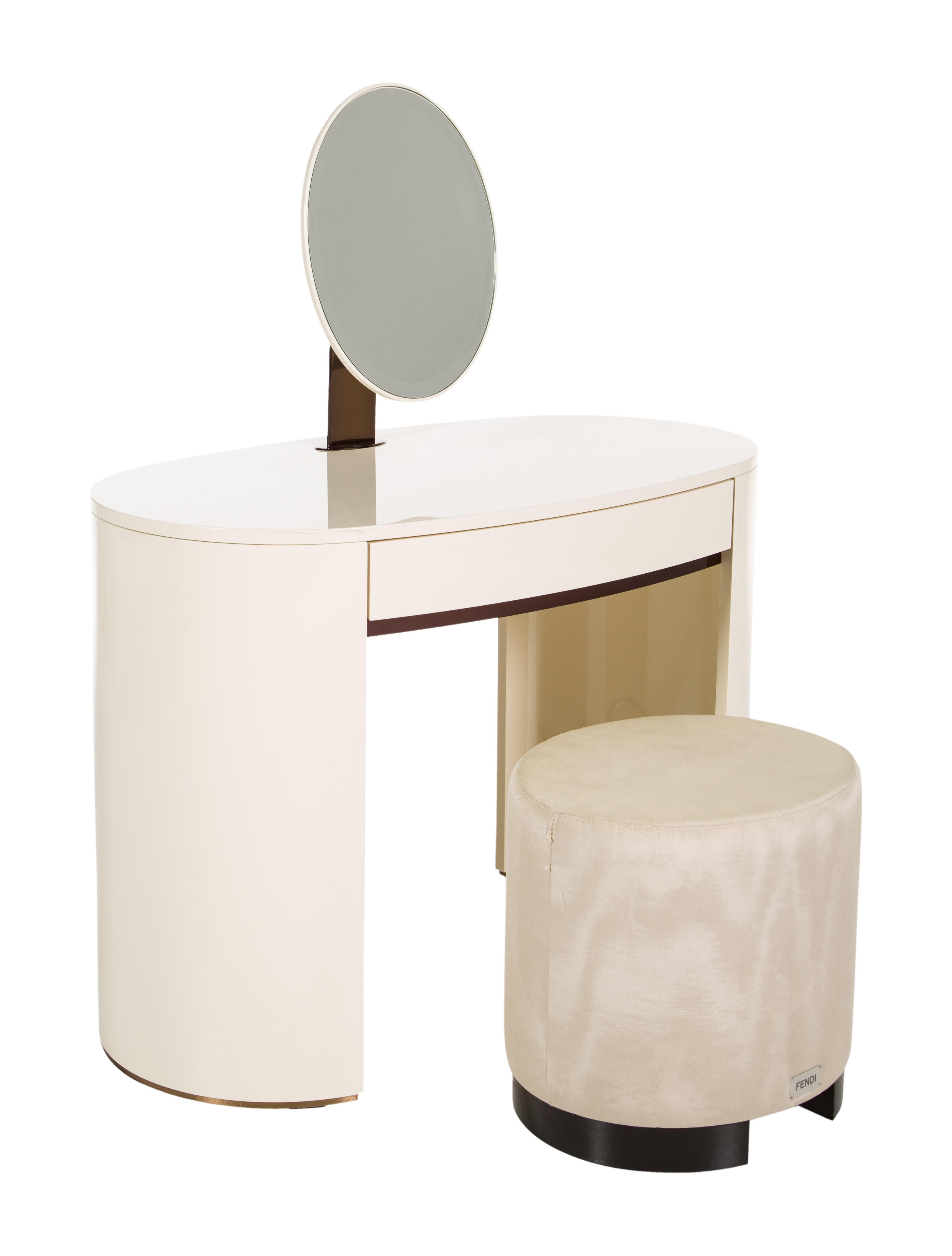 Fendi Casa Dressing Table Set - White, 2 pieces Tables, Furniture ...