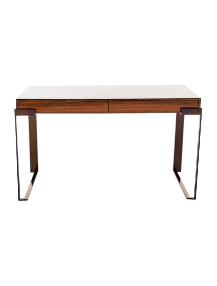 Fendi Casa Aura Dressing Table and Bench Set - Black, 2 pieces Office ...