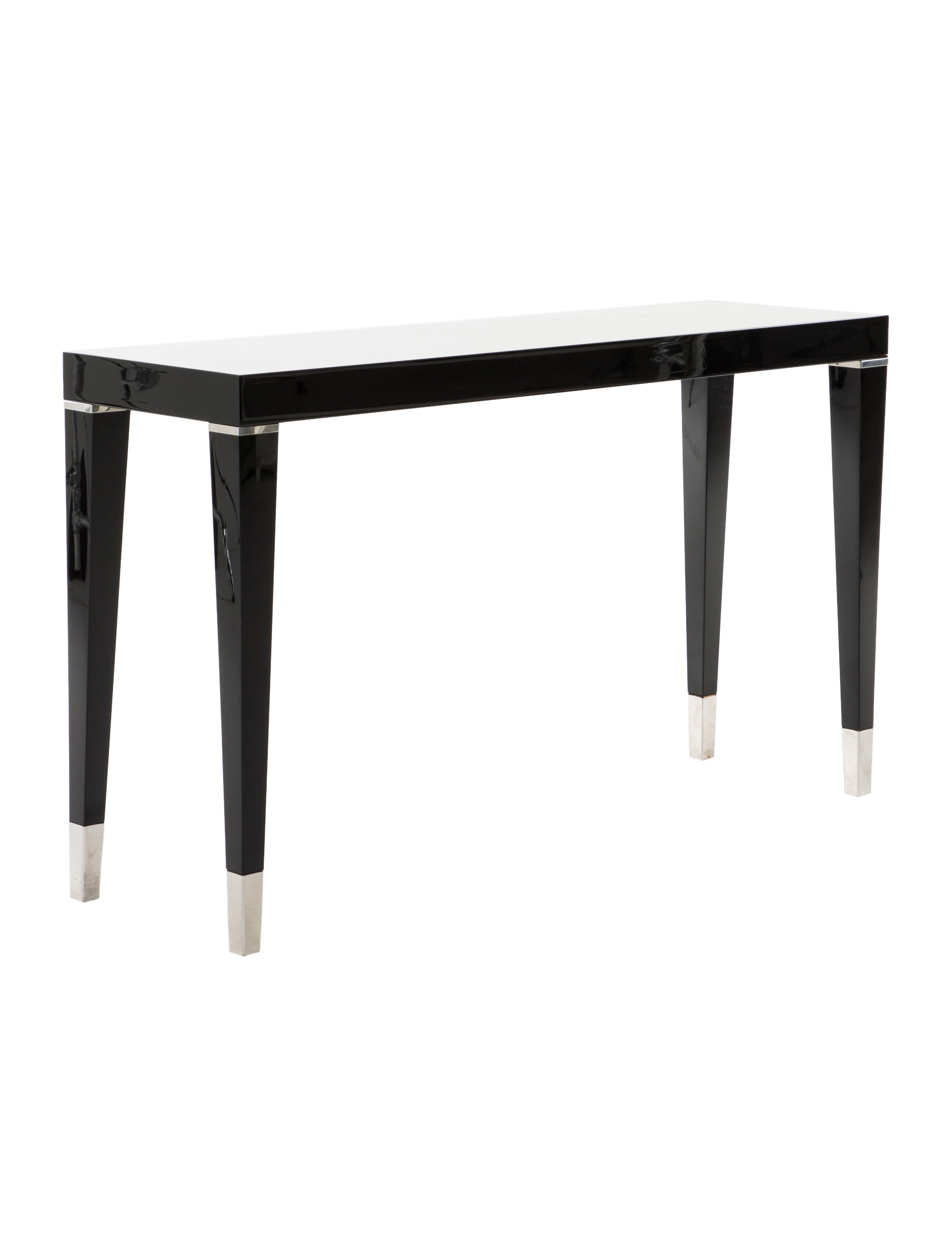 Fendi Casa Dedalo Console Table - Black, 1 pieces Tables, Furniture ...
