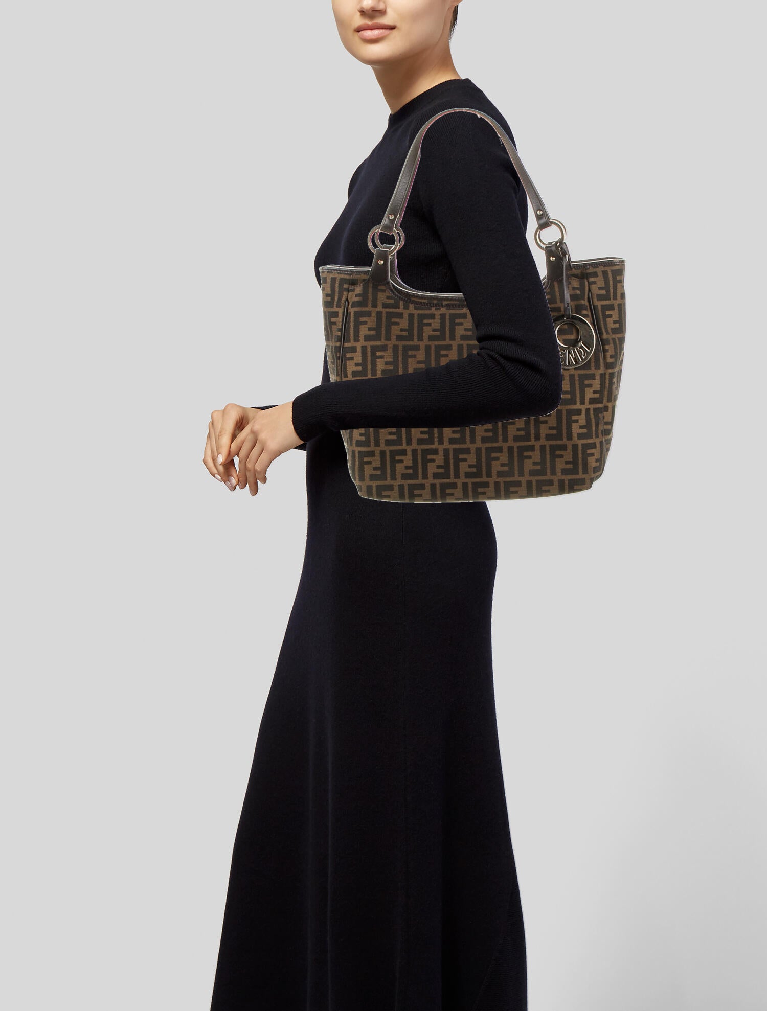 Fendi Small Zucca Chef Tote - Brown Totes, Handbags - FEN229333 | The ...