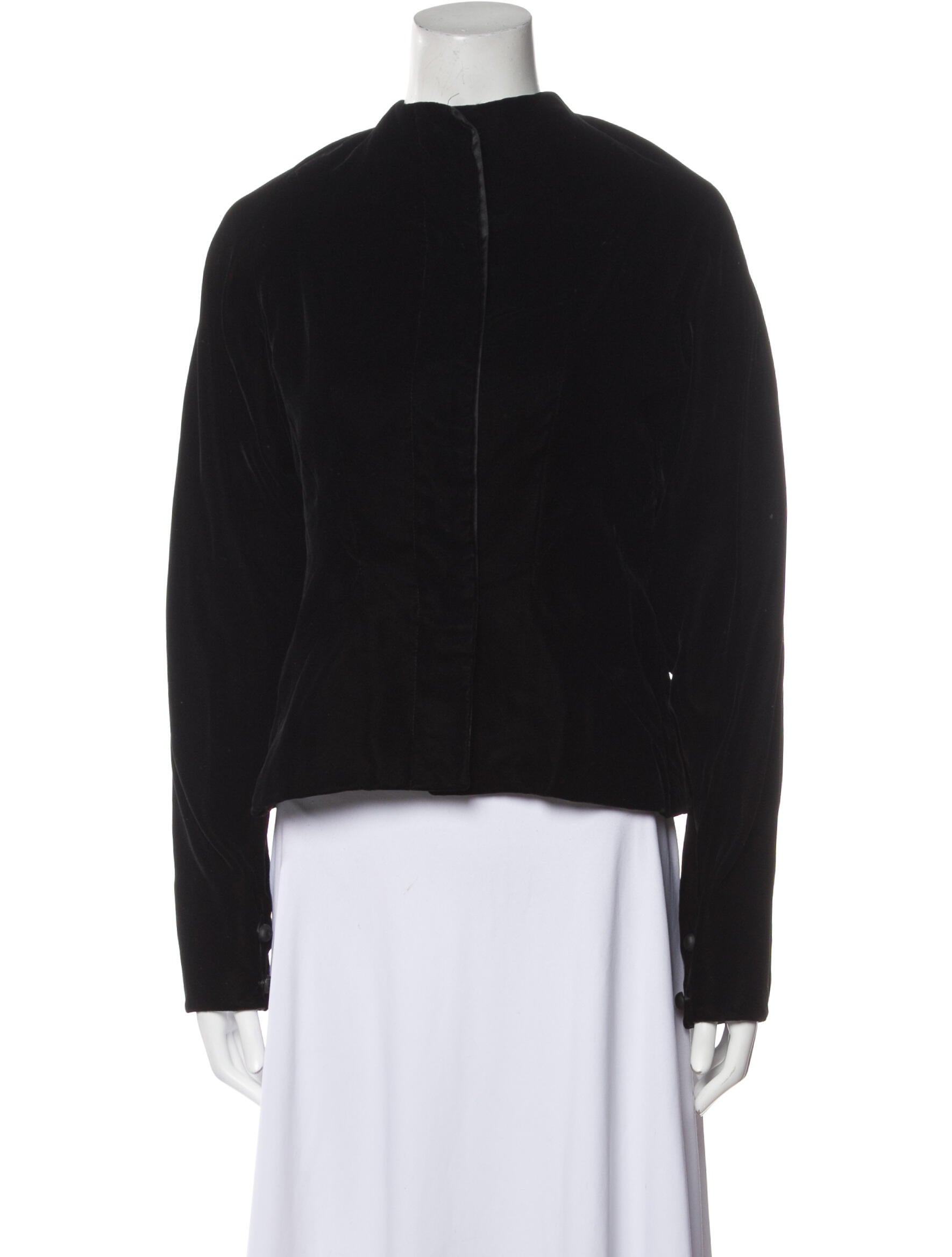 Fendi Vintage 1980's Evening Jacket - Black Jackets, Clothing ...