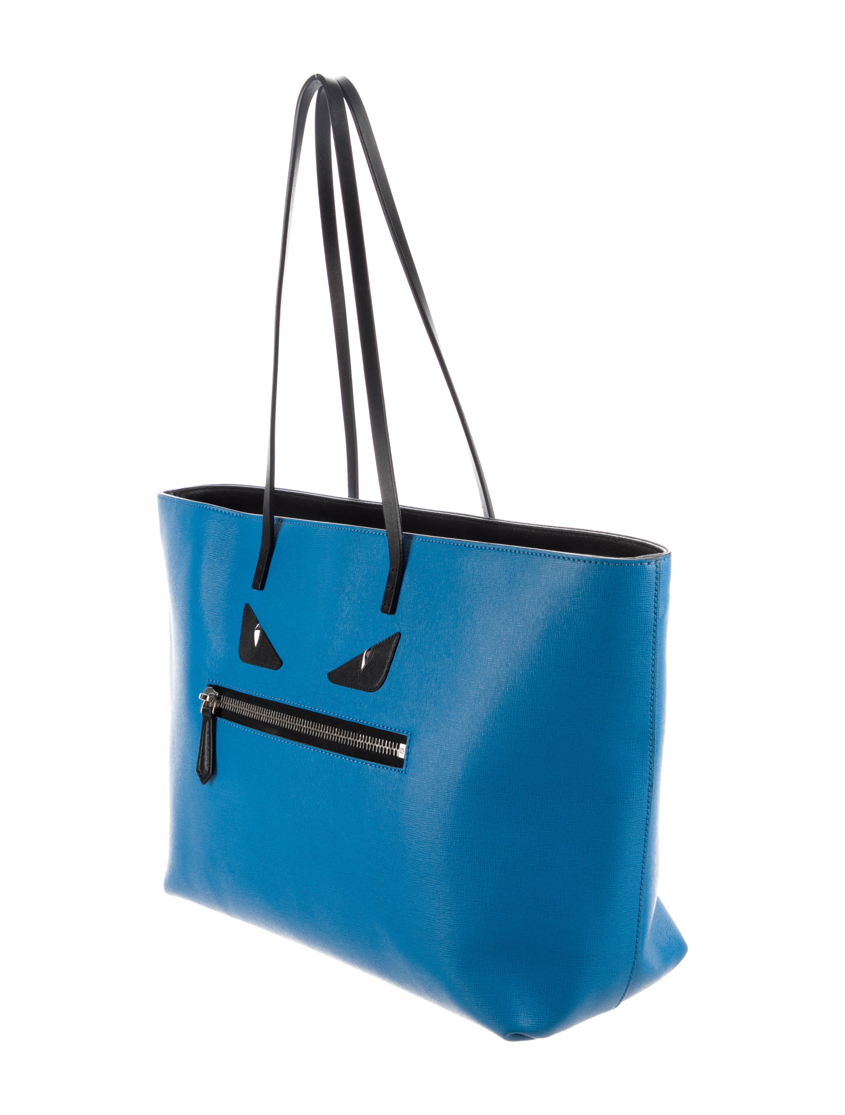 Fendi Monster Roll Tote - Blue Totes, Handbags - FEN233037 | The RealReal