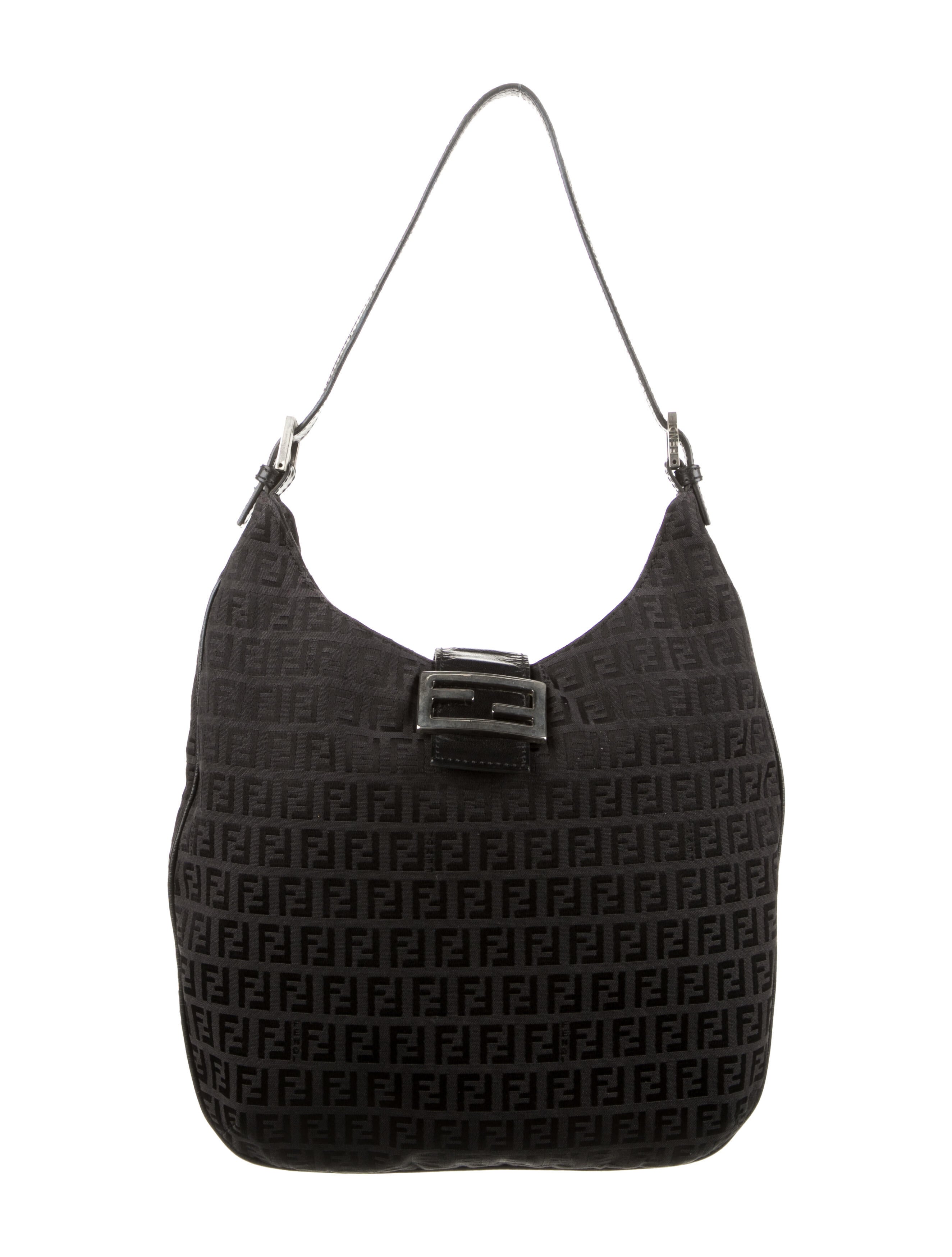 Fendi Zucchino Chef Hobo - Brown Hobos, Handbags - FEN80699 | The RealReal