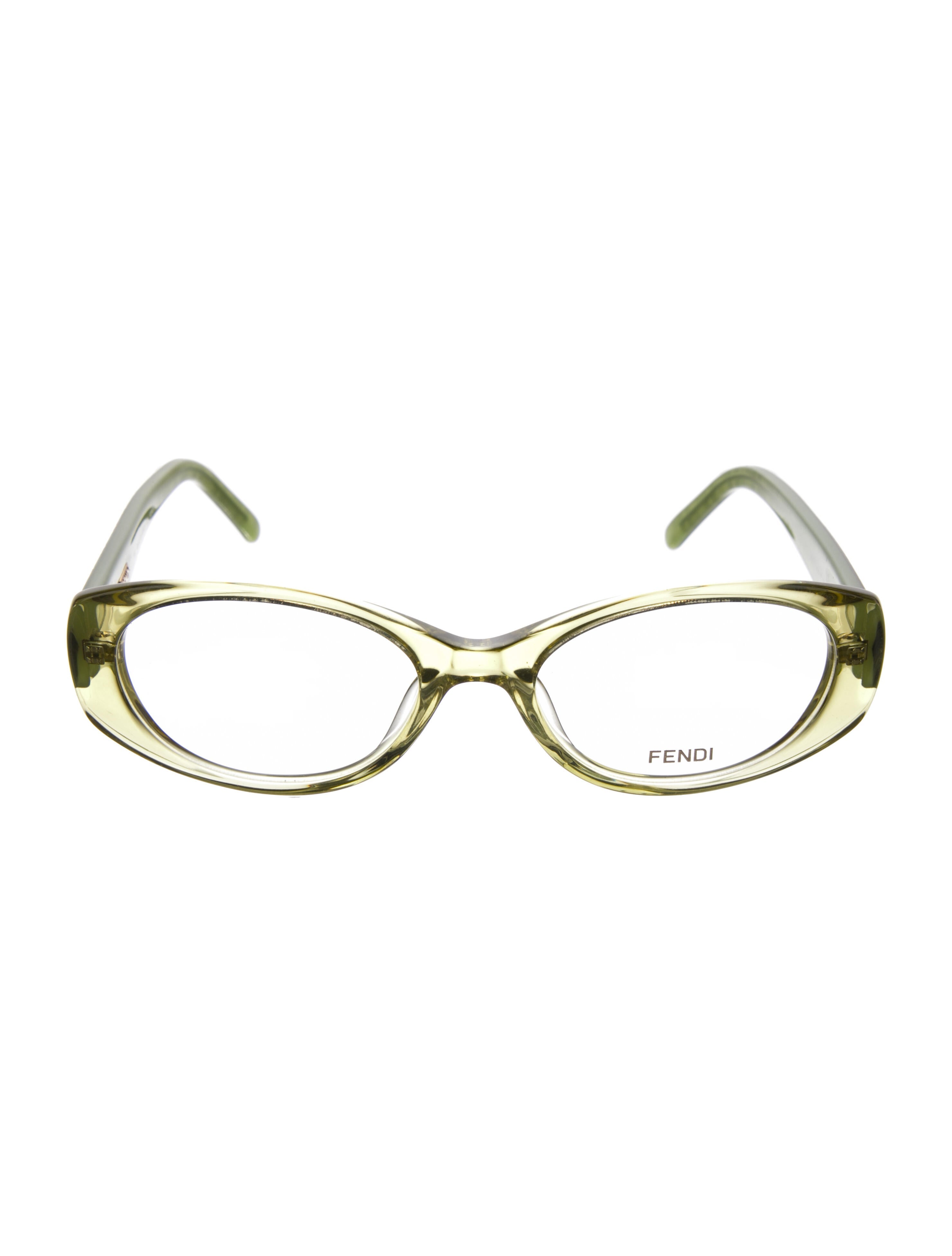 Fendi Narrow Eyeglasses - Green Eyeglasses, Accessories - FEN234112 ...