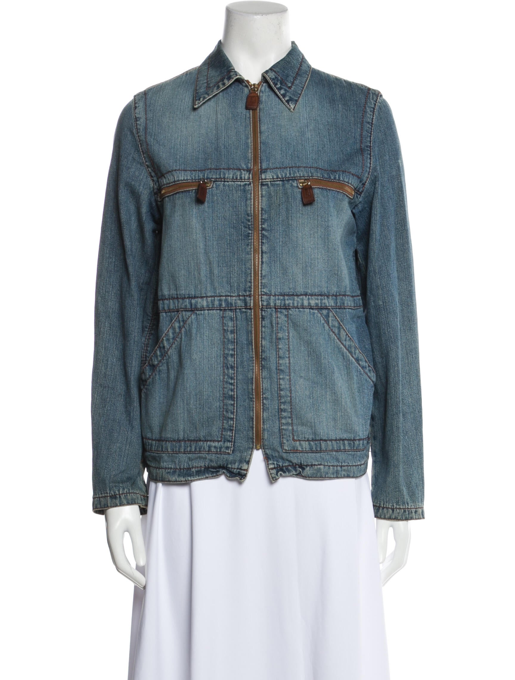 Fendi Denim Jacket - Blue Jackets, Clothing - FEN236013 | The RealReal