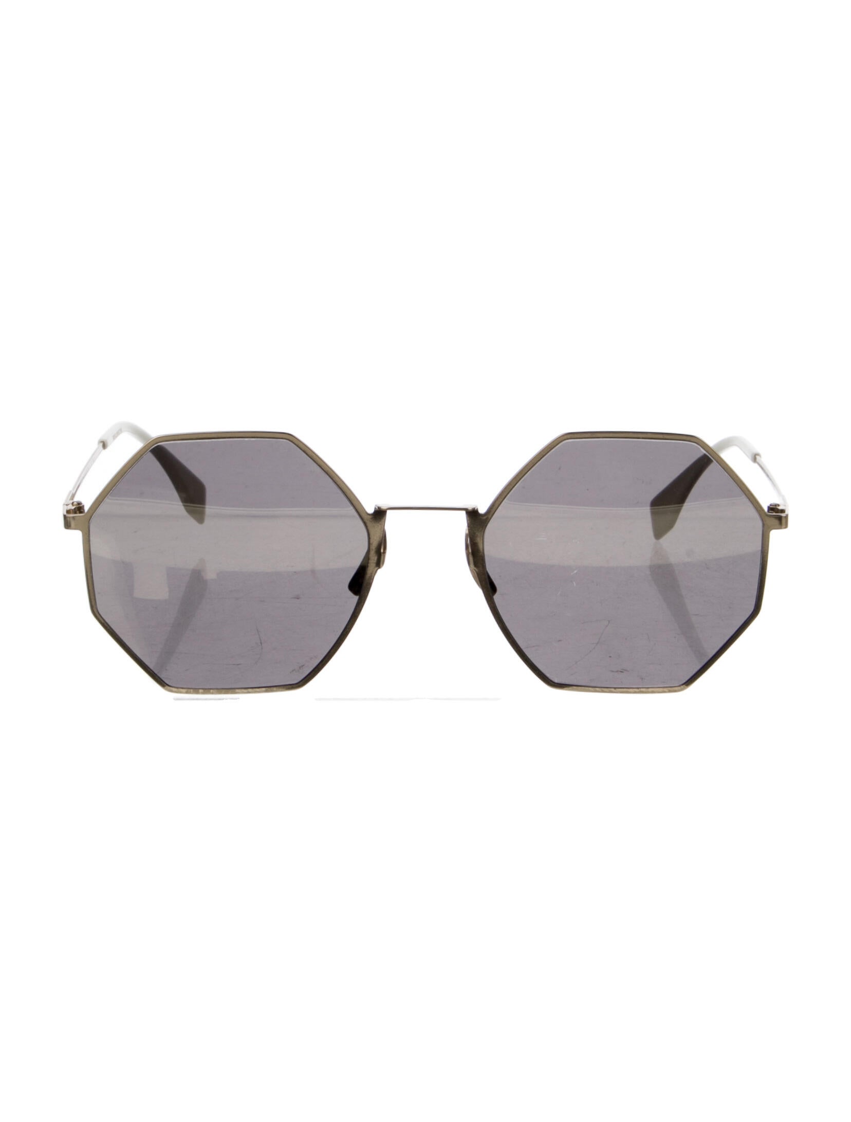 Fendi Eyeshine Mirrored Cat Eye Sunglasses Gold Sunglasses Accessories Fen37616 The Realreal