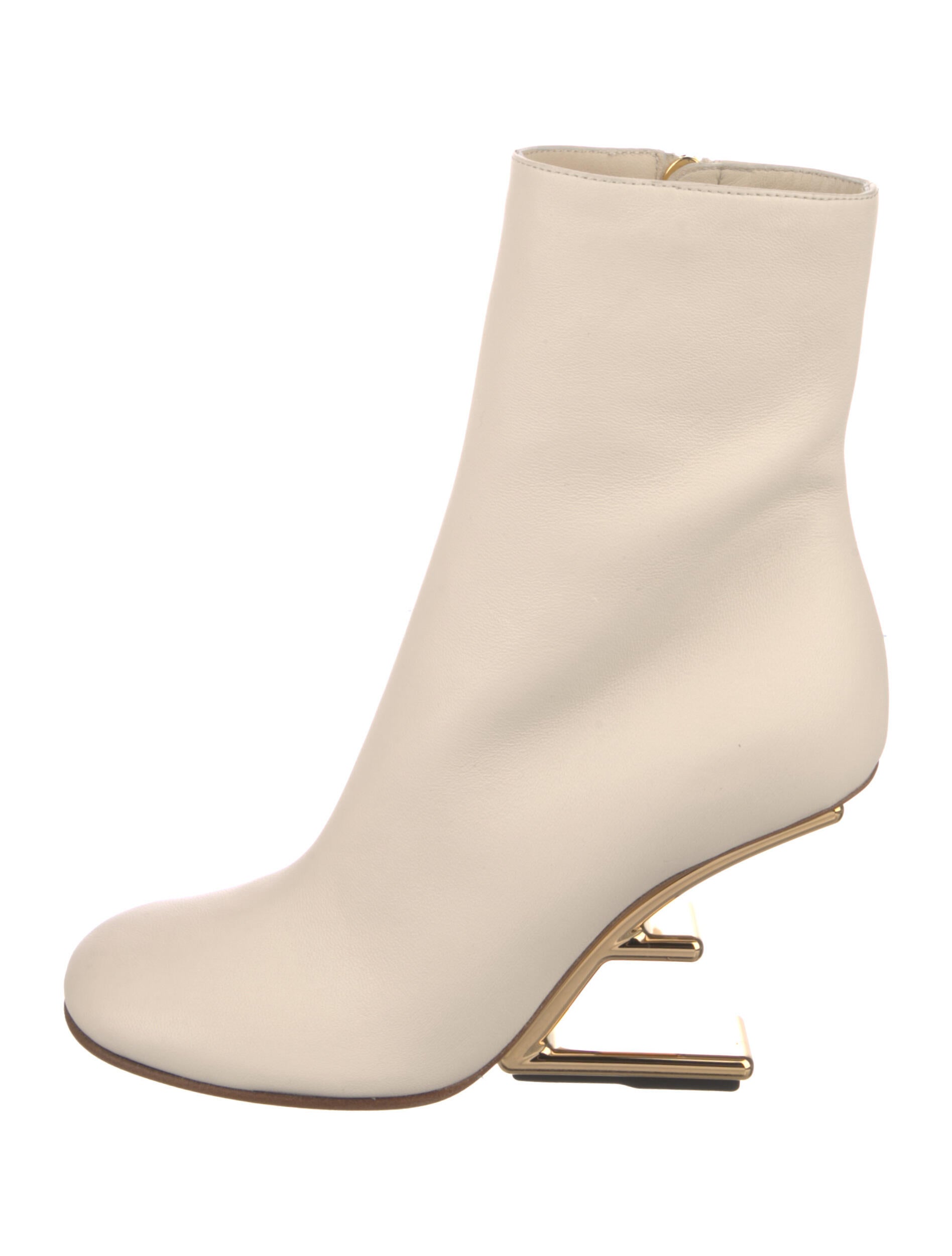 Fendi Leather Boots - Neutrals Boots, Shoes - FEN238122 | The RealReal